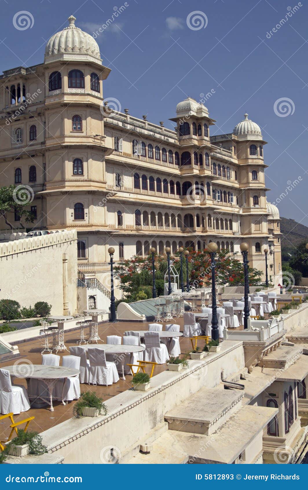 Luxury Hotel, Udaipur stock image. Image of landmark, ripple - 5812893