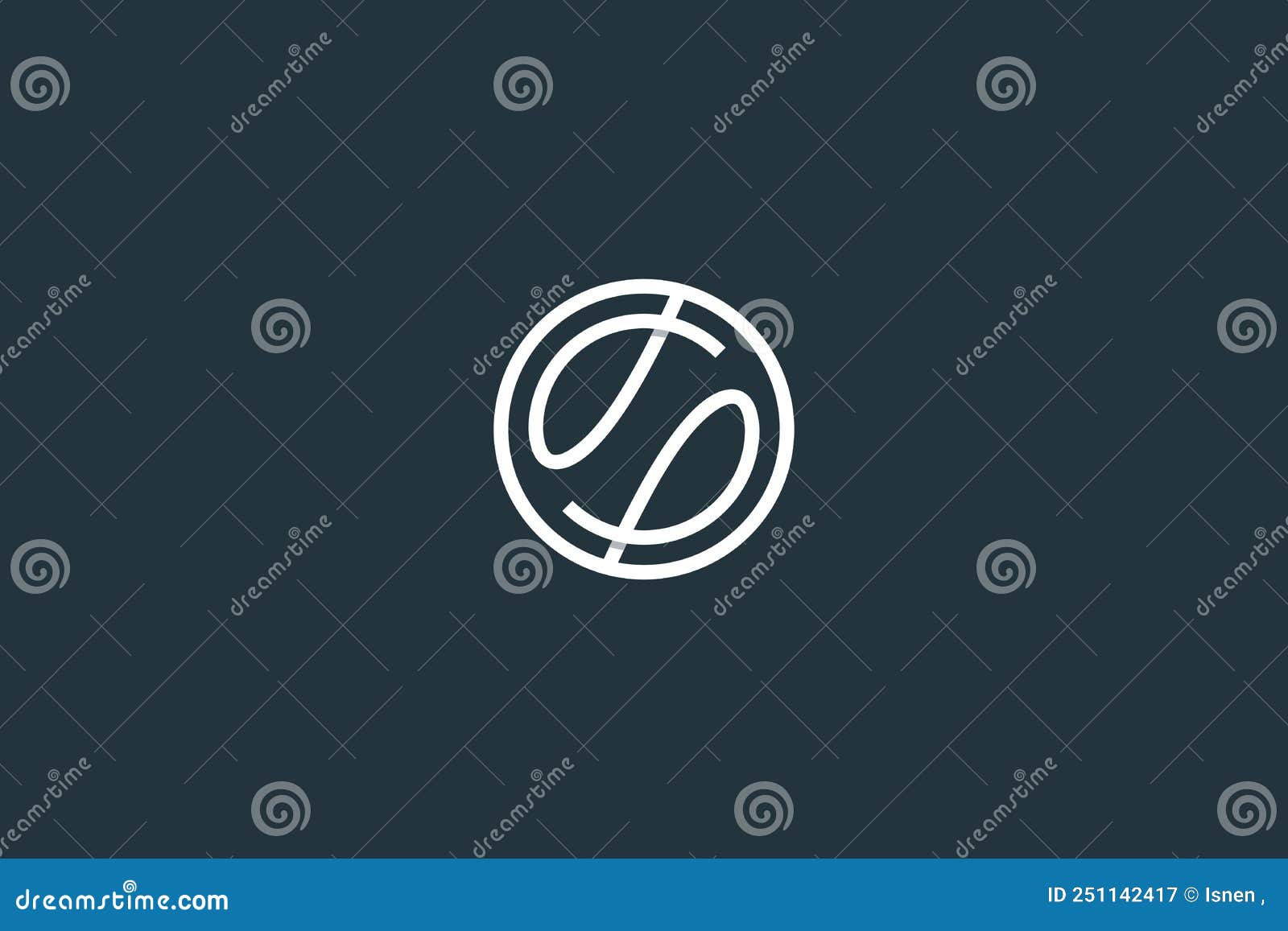 Initial Letter S Circle Logo Design Vector Template Stock Vector ...