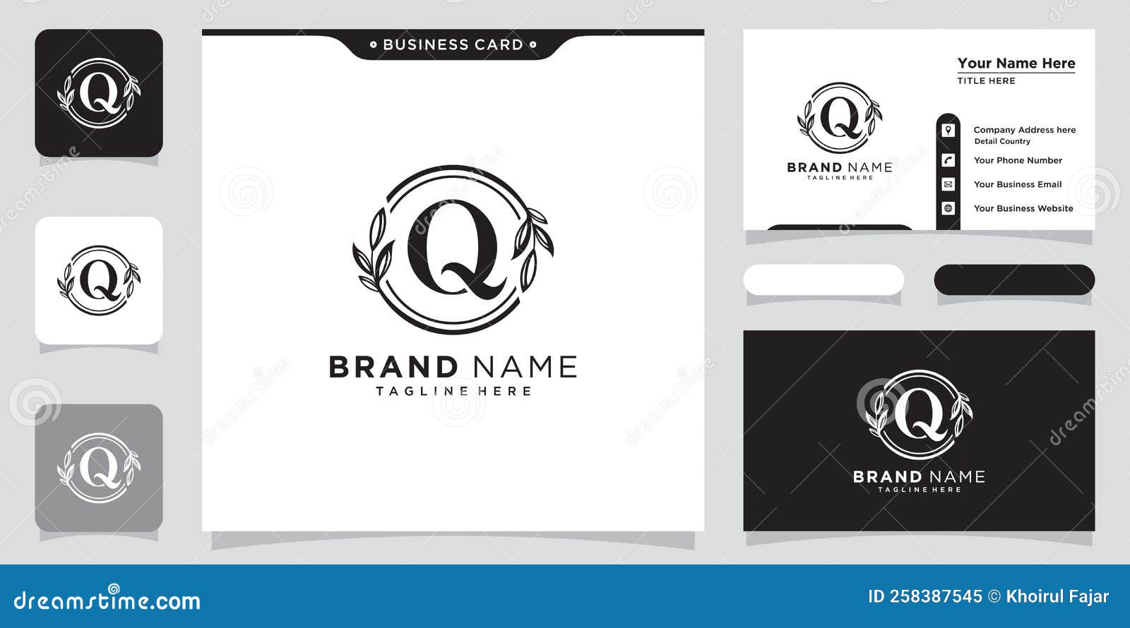 Luxury Initial Q Letter Logo Design Vector Template. Creative Q Letters ...