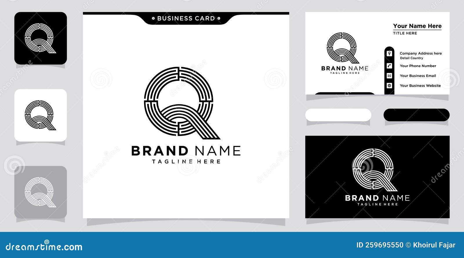 Luxury Initial Q Letter Logo Design Vector Template. Creative Q Letters ...