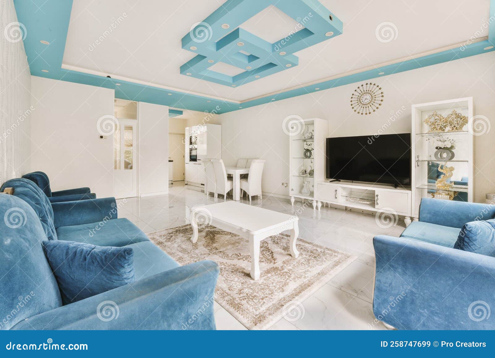 Interior of cozy room stock image. Image of style, home - 258747699
