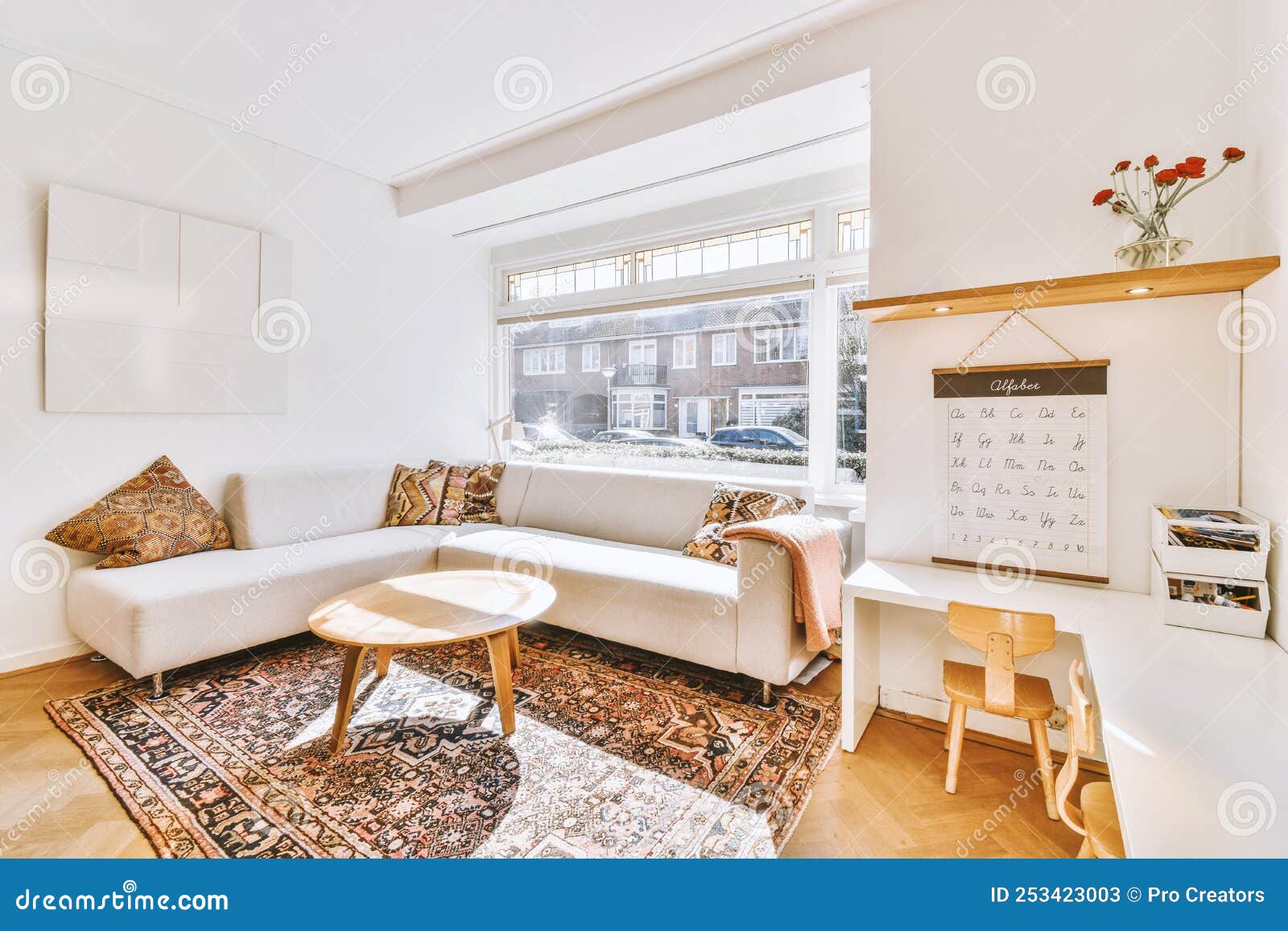 Interior of cozy room stock image. Image of residential - 253423003