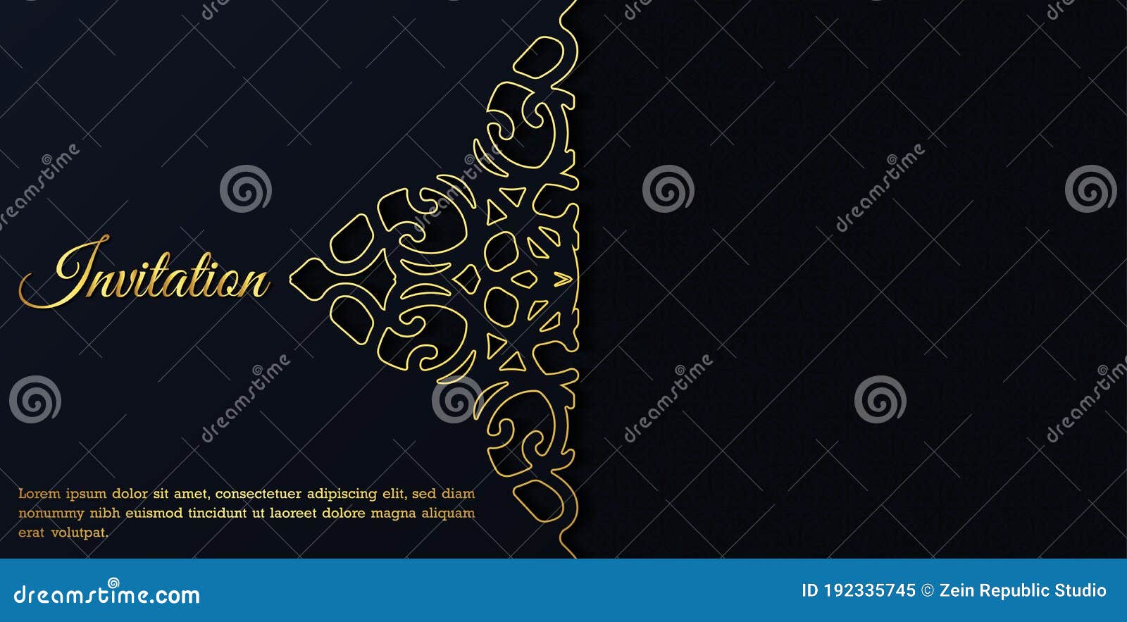 Luxury Invitation Backgrounds Stock Illustration - Illustration of ...