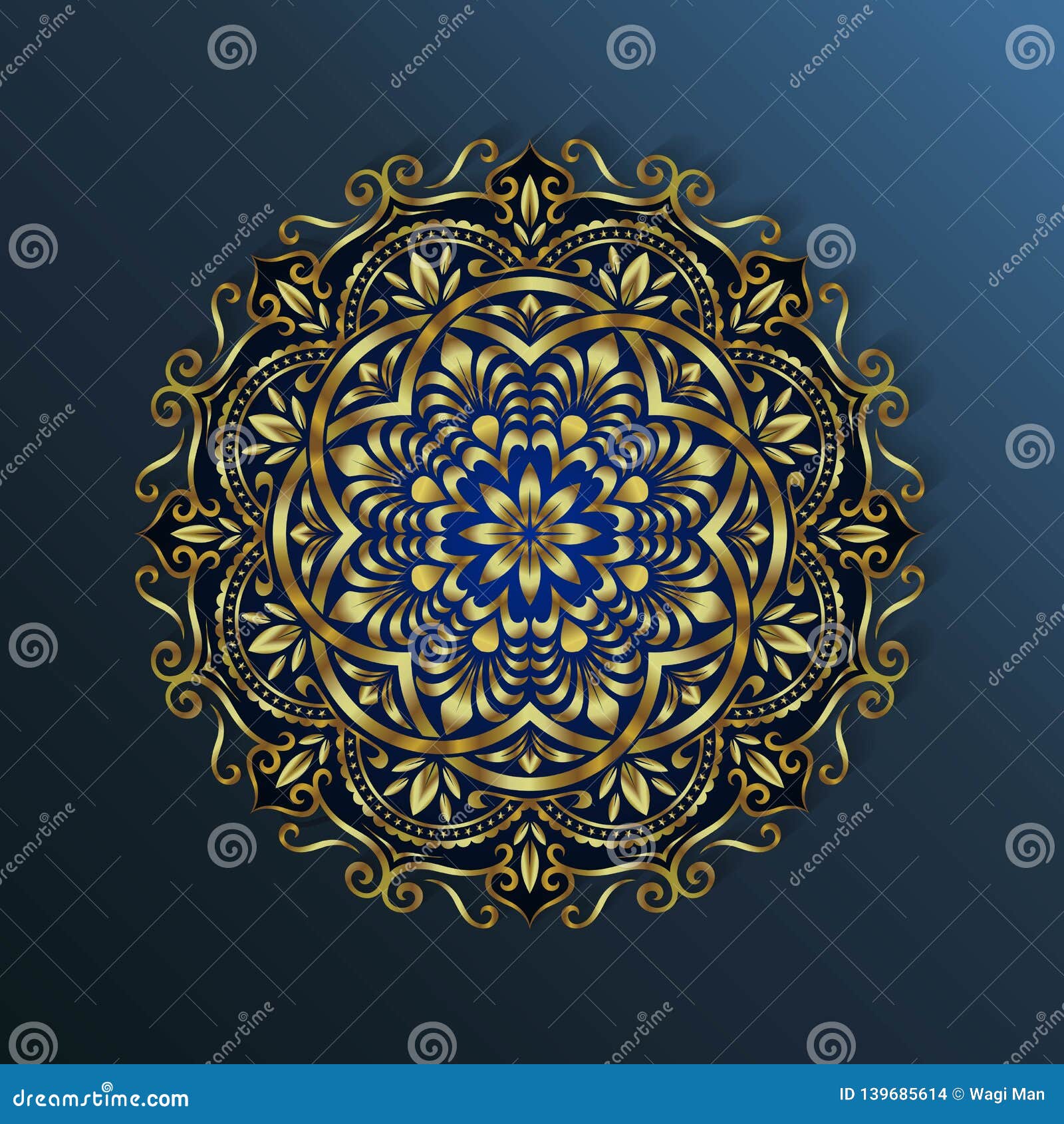 Luxury islamic pattern stock vector. Illustration of arab - 139685614