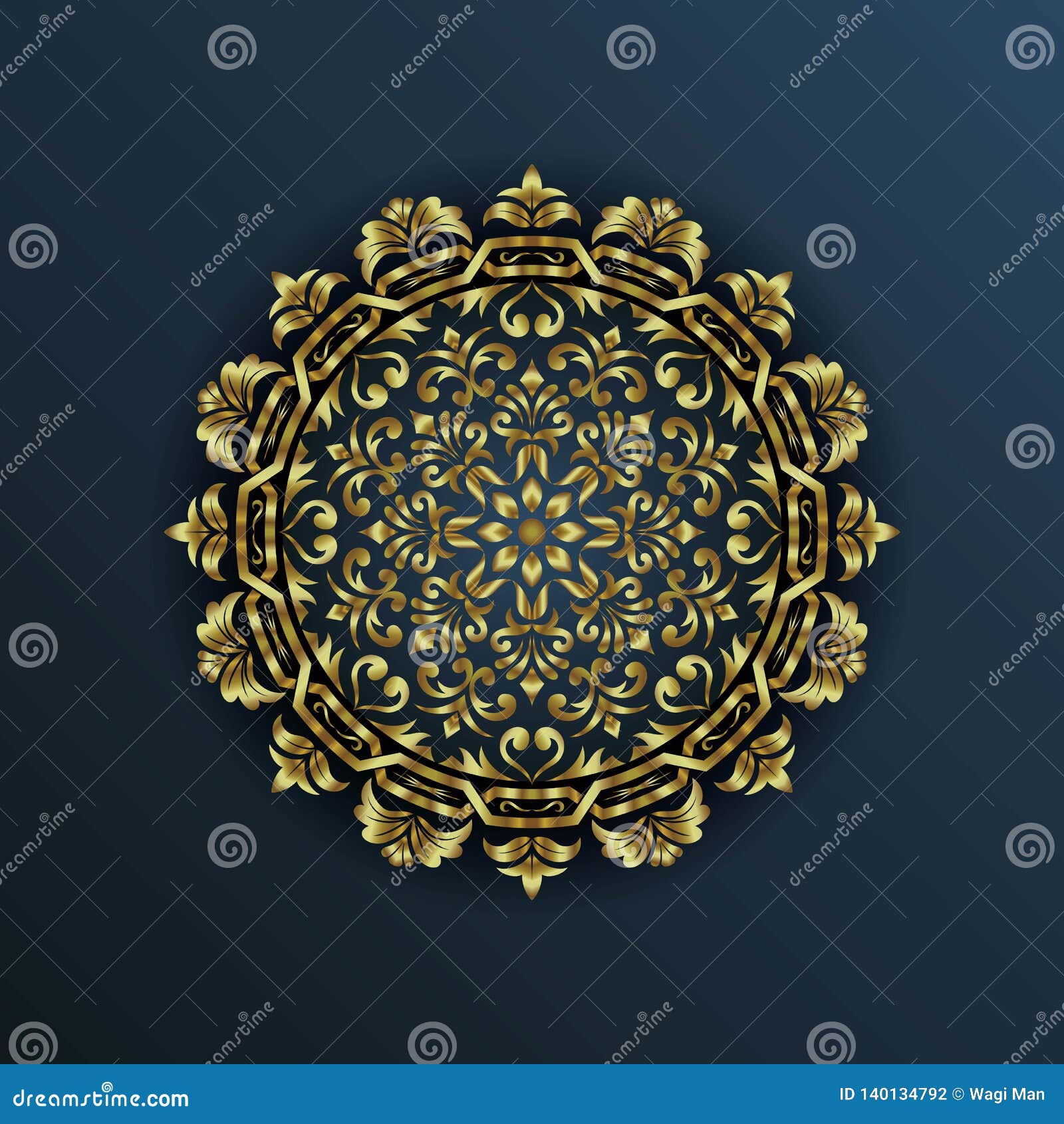Luxury islamic pattern stock vector. Illustration of moroccan - 140134792