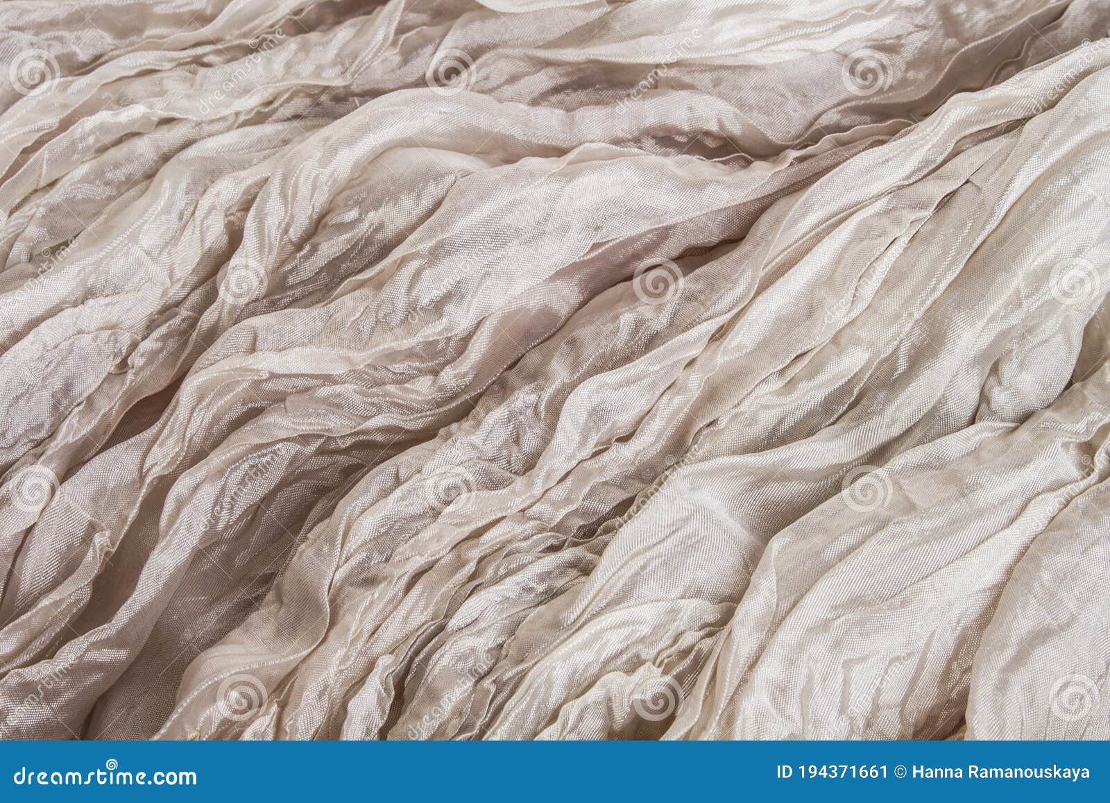 Luxury Ivory Wavy Silk Texture Abstract Background Stock Image - Image ...