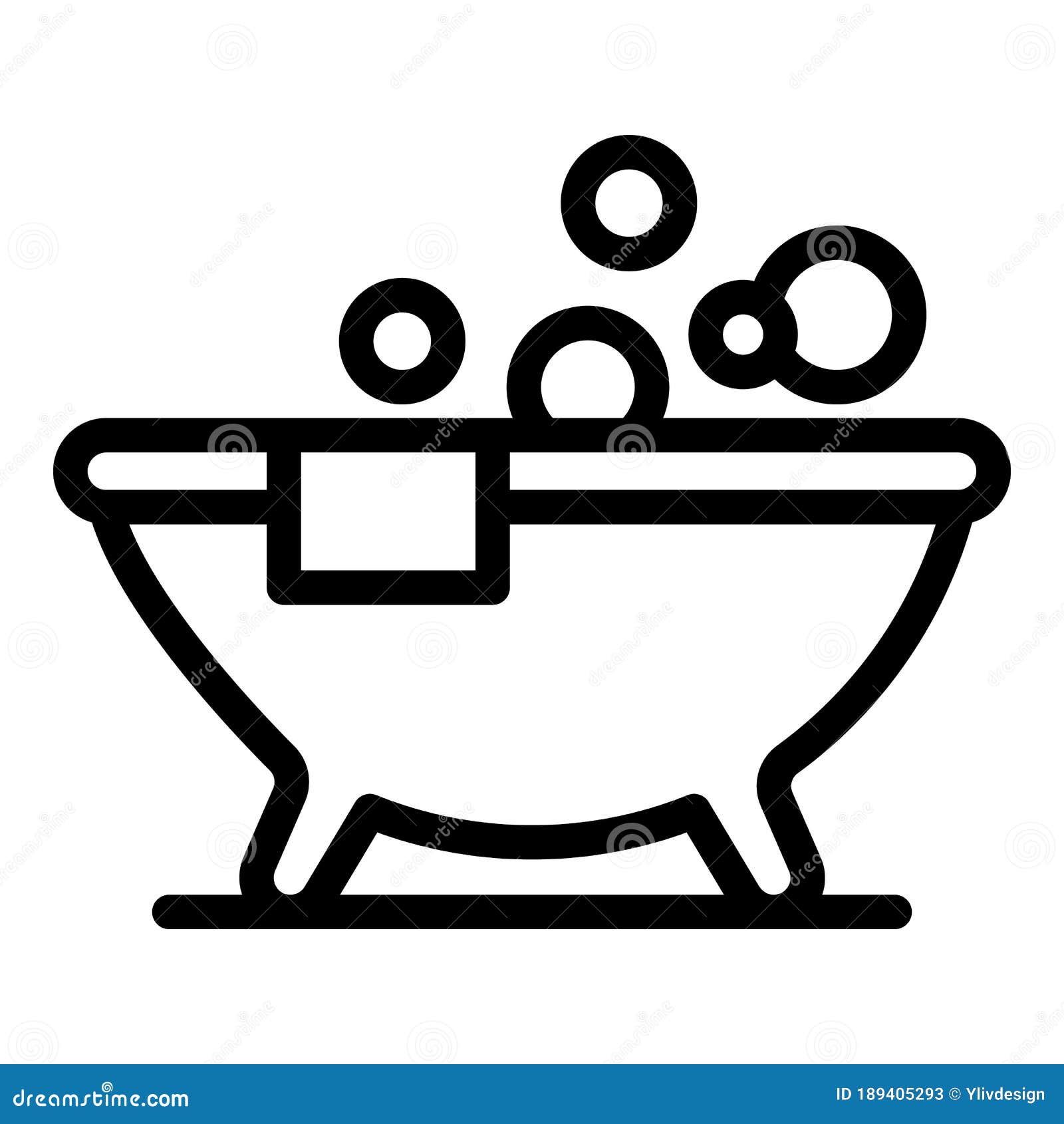 Spa Jacuzzi Icon, Simple Style Vector Illustration | CartoonDealer.com ...