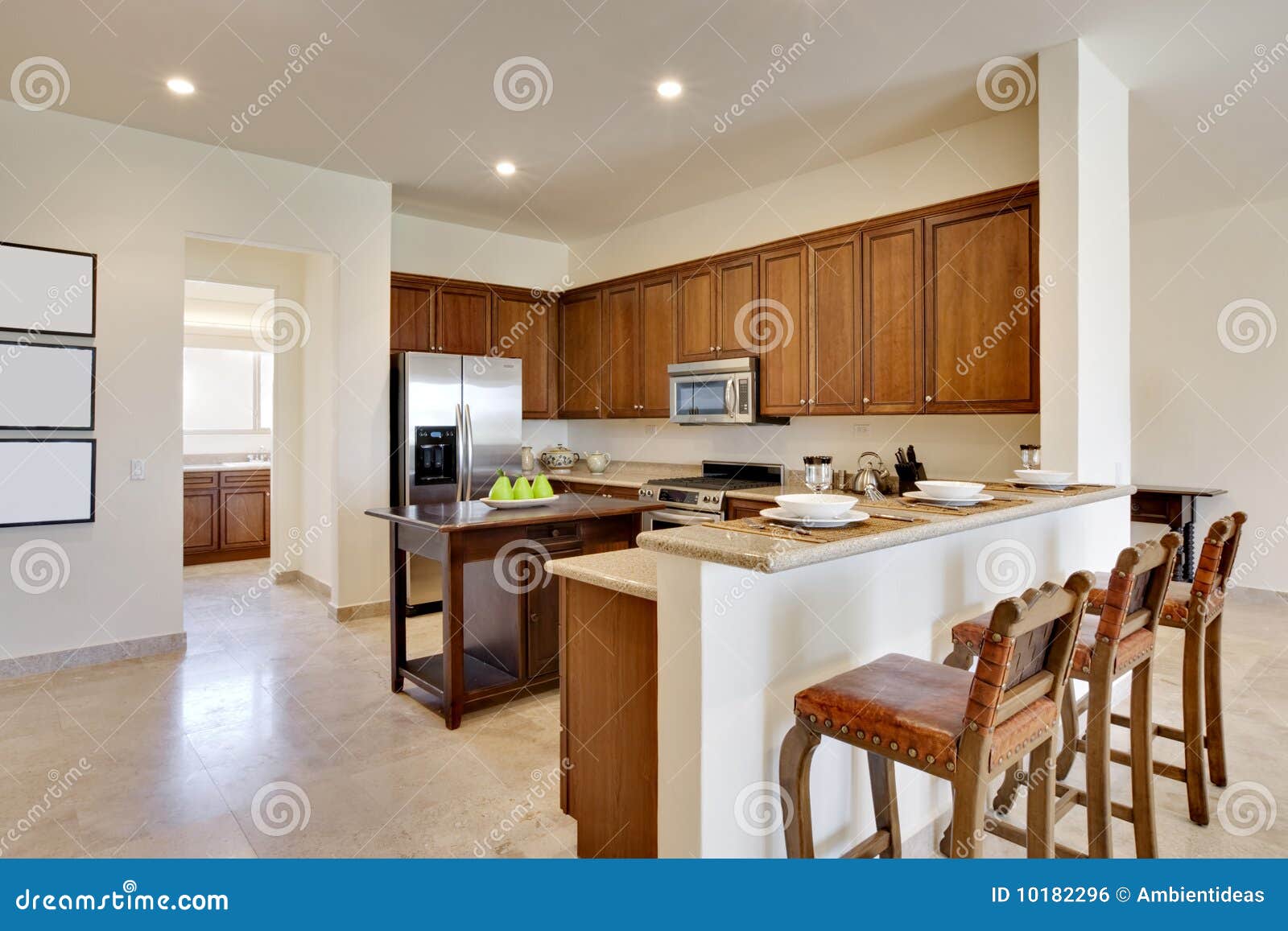 Luxury Kitchen stock photo. Image of affluent, classic - 10182296