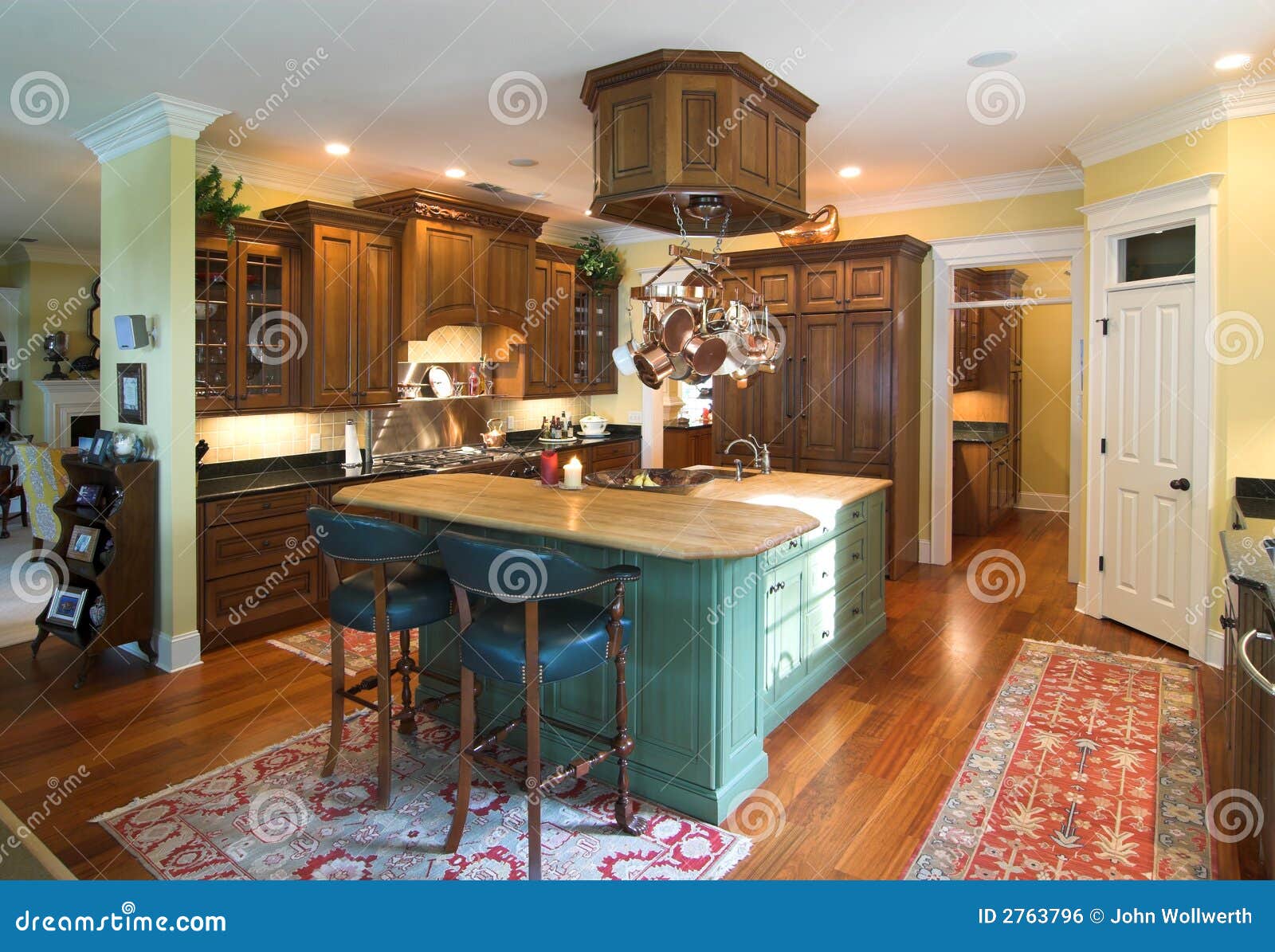 Luxury kitchen stock photo. Image of convenience, estate - 2763796