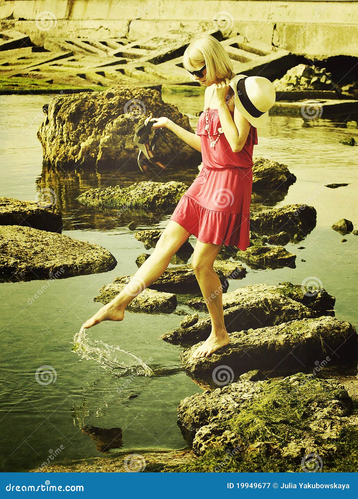 Luxury Lady Tuching the Surface Stock Image - Image of gaze, rich: 19949677