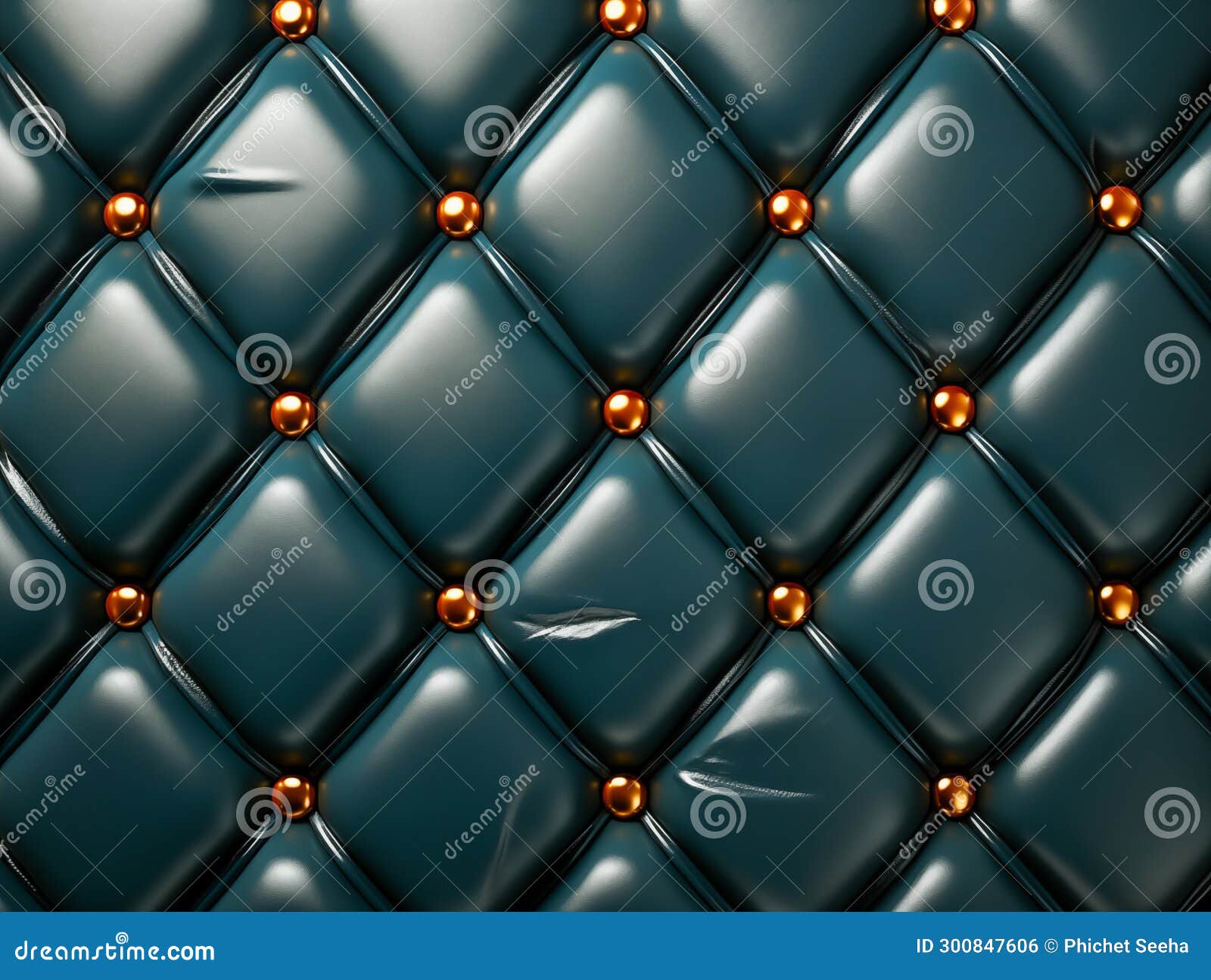 Luxury Leather Quilted Upholstery Background. 3d Render Stock ...