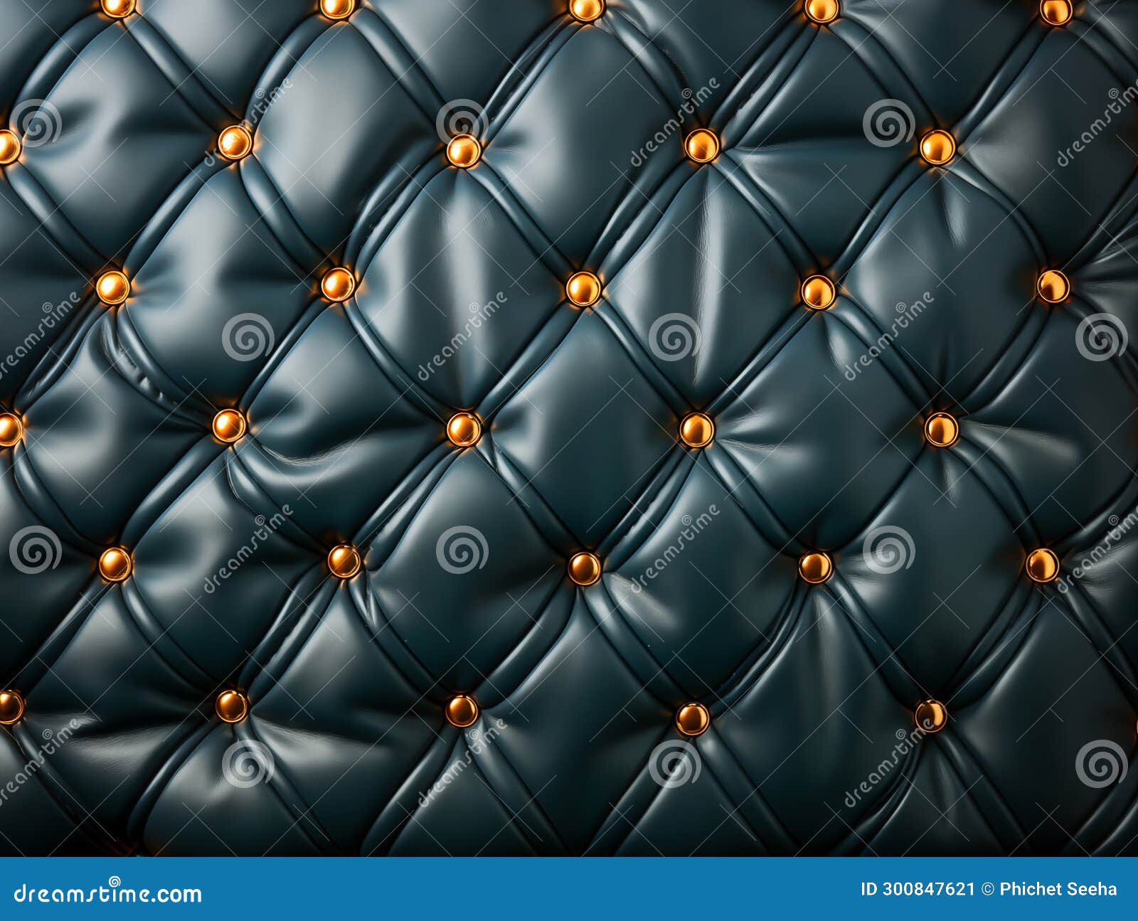 Luxury Leather Quilted Upholstery Background. 3d Render Stock ...