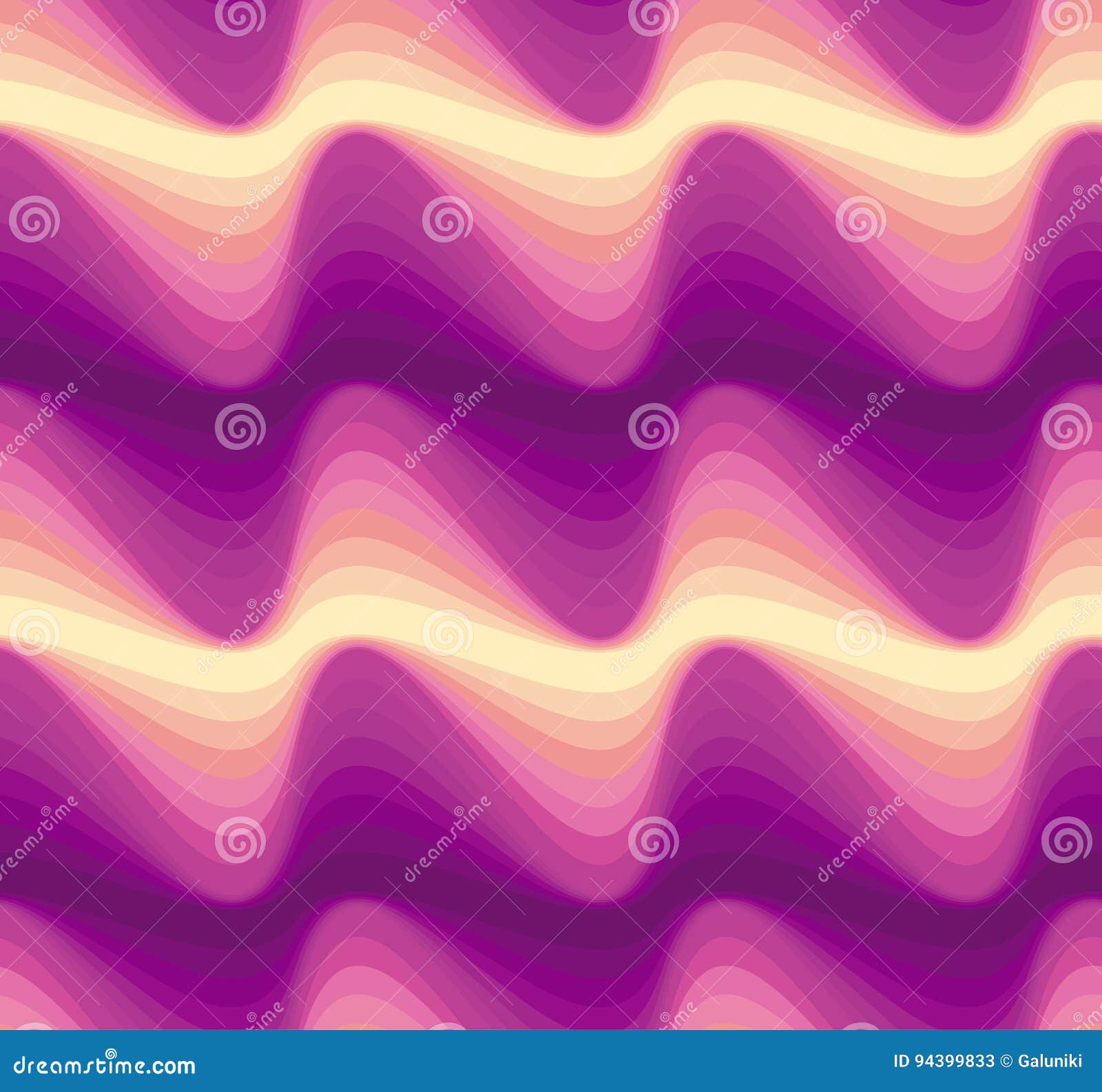 Luxury Light Color Wave Seamless Pattern Stock Vector - Illustration of ...