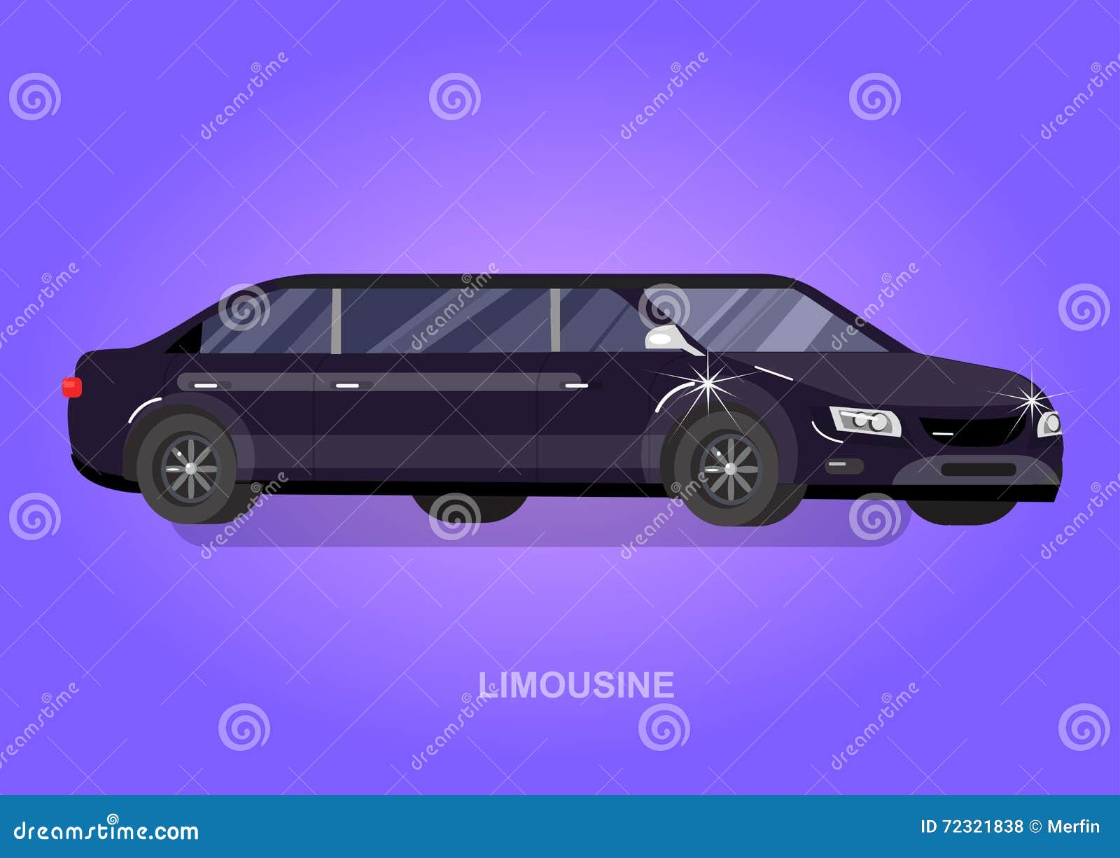Luxury limousine car stock vector. Illustration of elements - 72321838