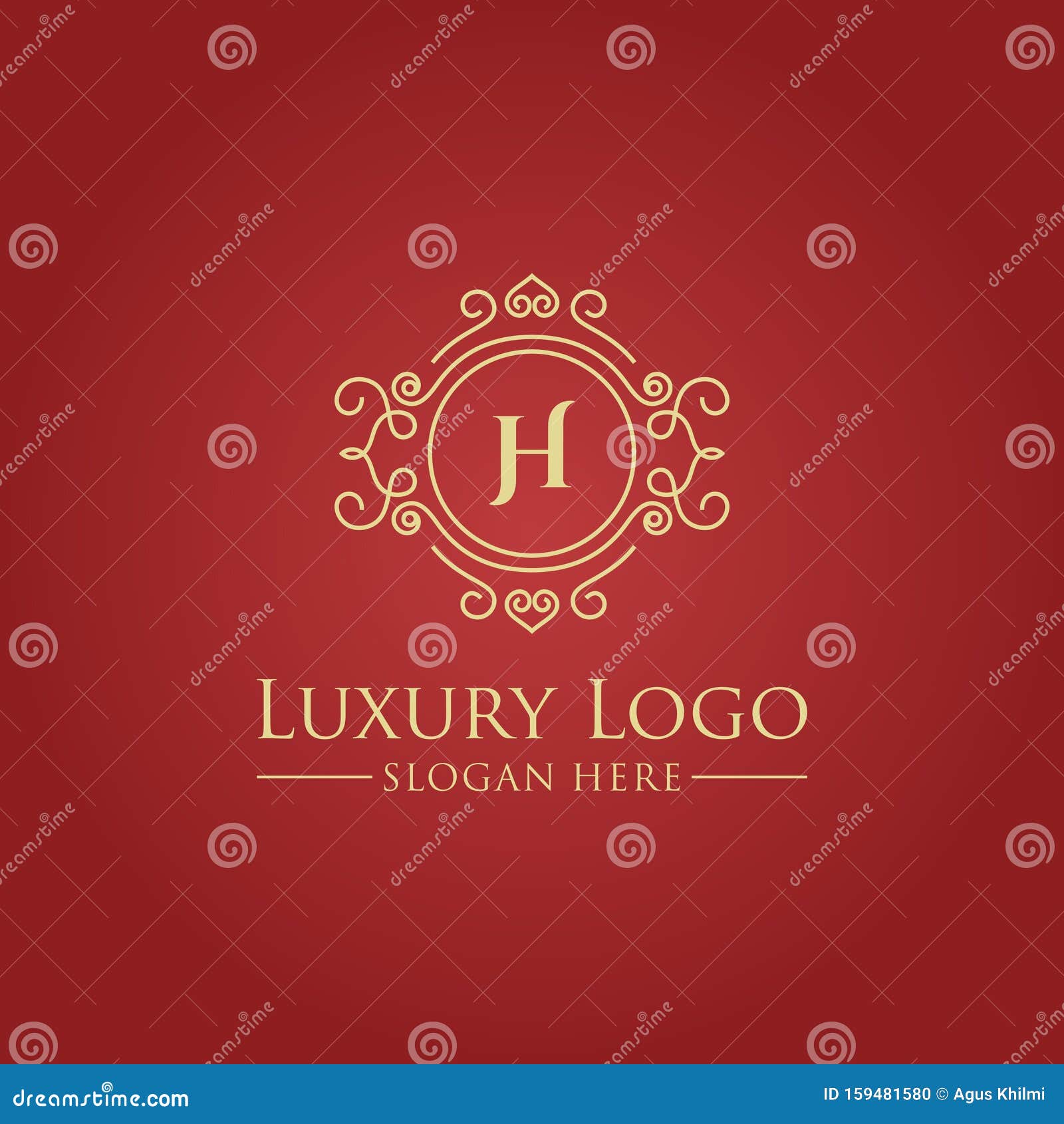 Luxury Logo Design Template Stock Vector - Illustration of elegant ...