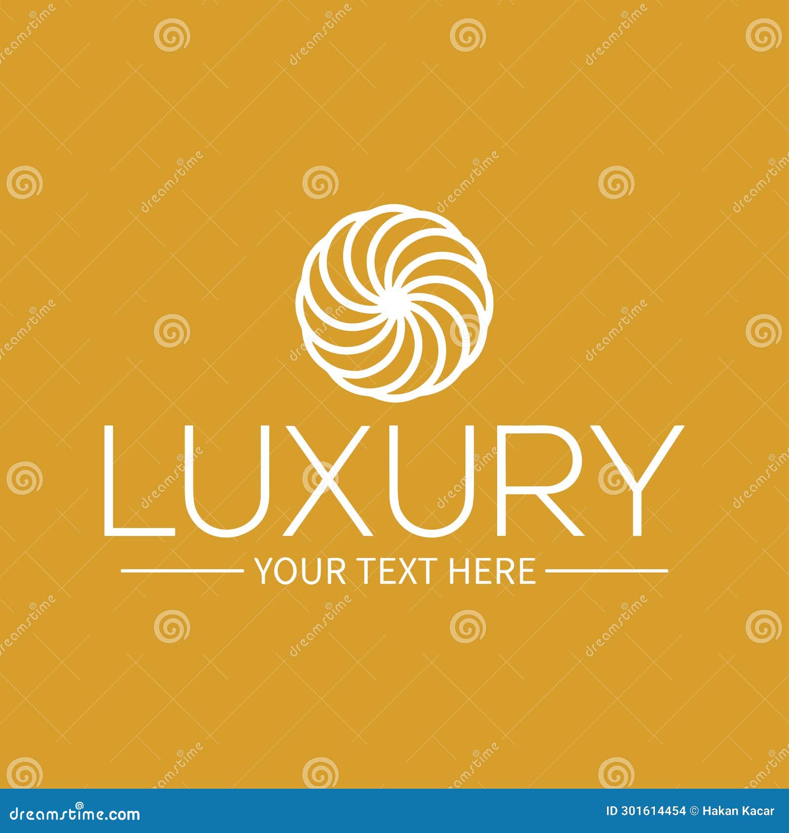 Luxury Logo. Elegant Logo Vector Design Stock Vector - Illustration of ...