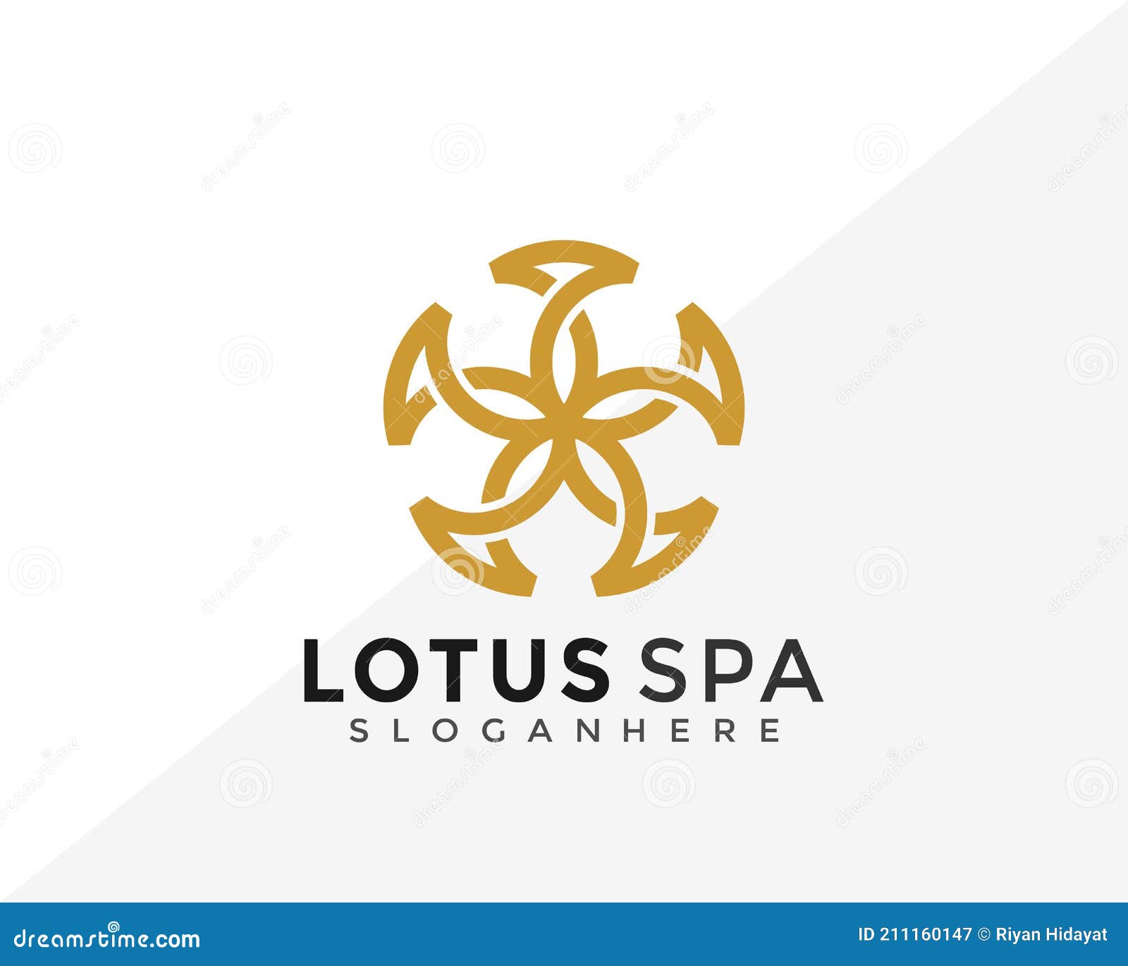 Luxury Lotus Spa Logo Design. Creative Idea Logos Designs Vector ...