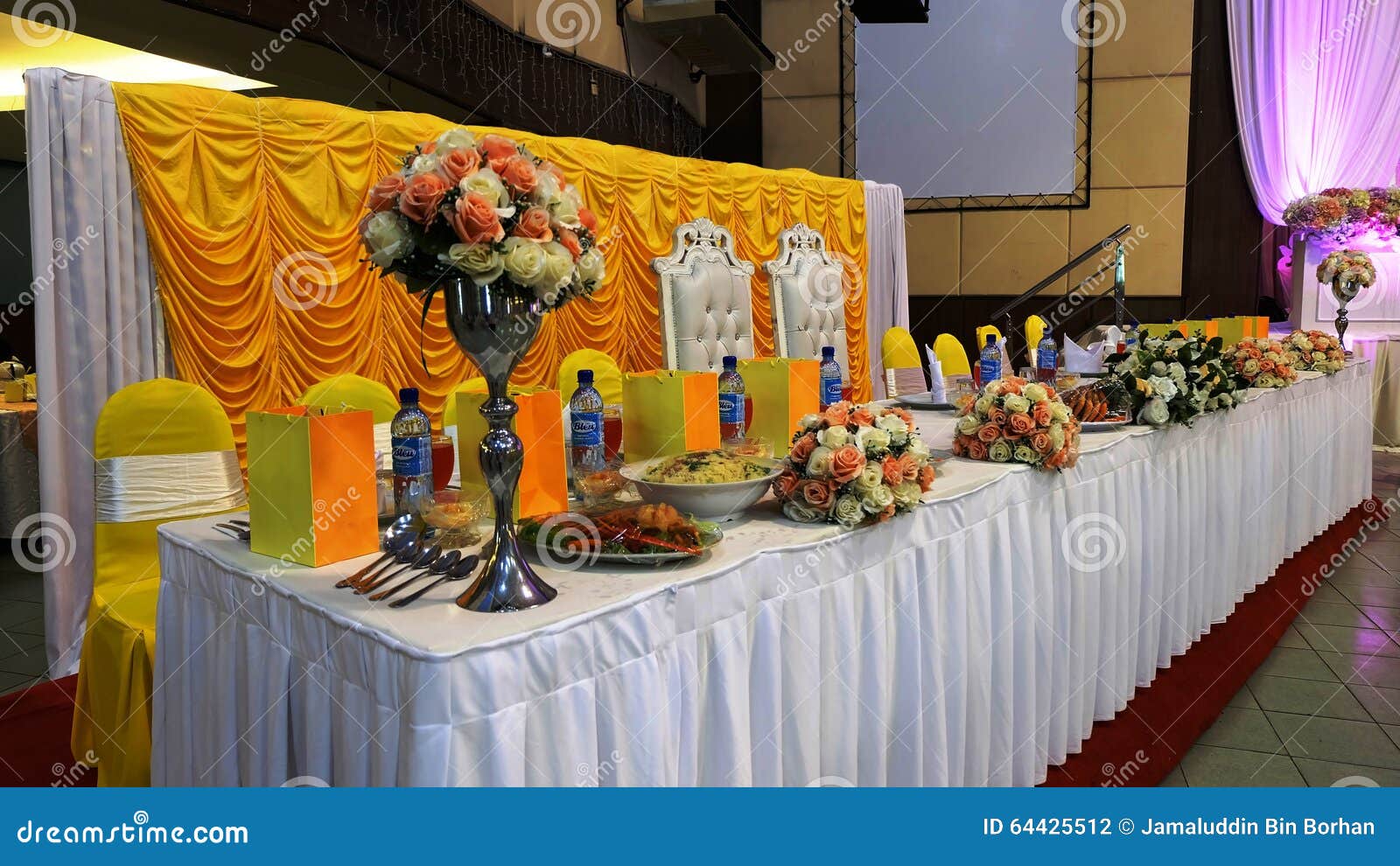 Luxury Malay Wedding Dining Table Editorial Photography - Image of ...