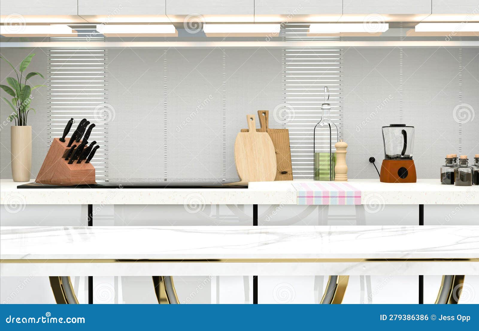 Luxury Marble Dining Table, Kitchen Counter with Various Materials and ...