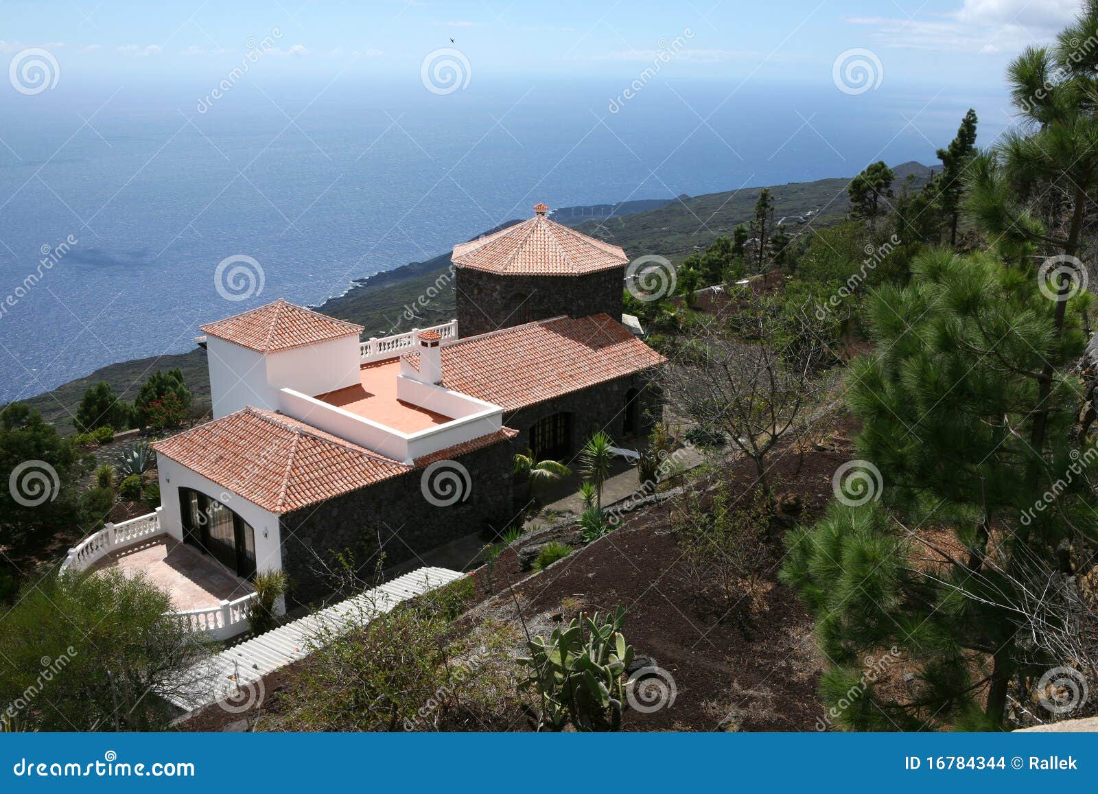 Luxury Mediterranean villa stock photo. Image of finca - 16784344