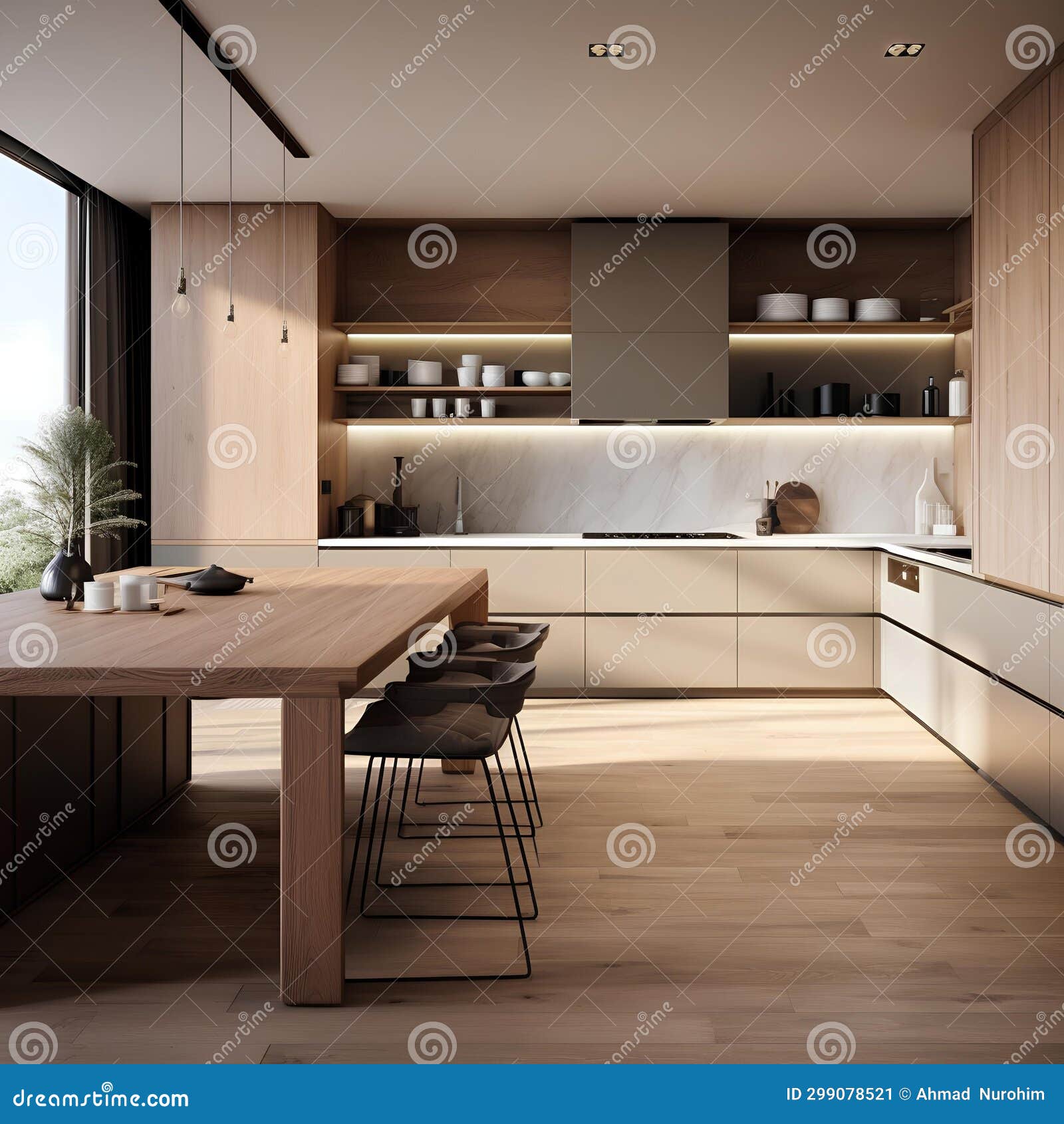 Luxury Modern Kitchen Concept Stock Image - Image of kitchen, furniture ...