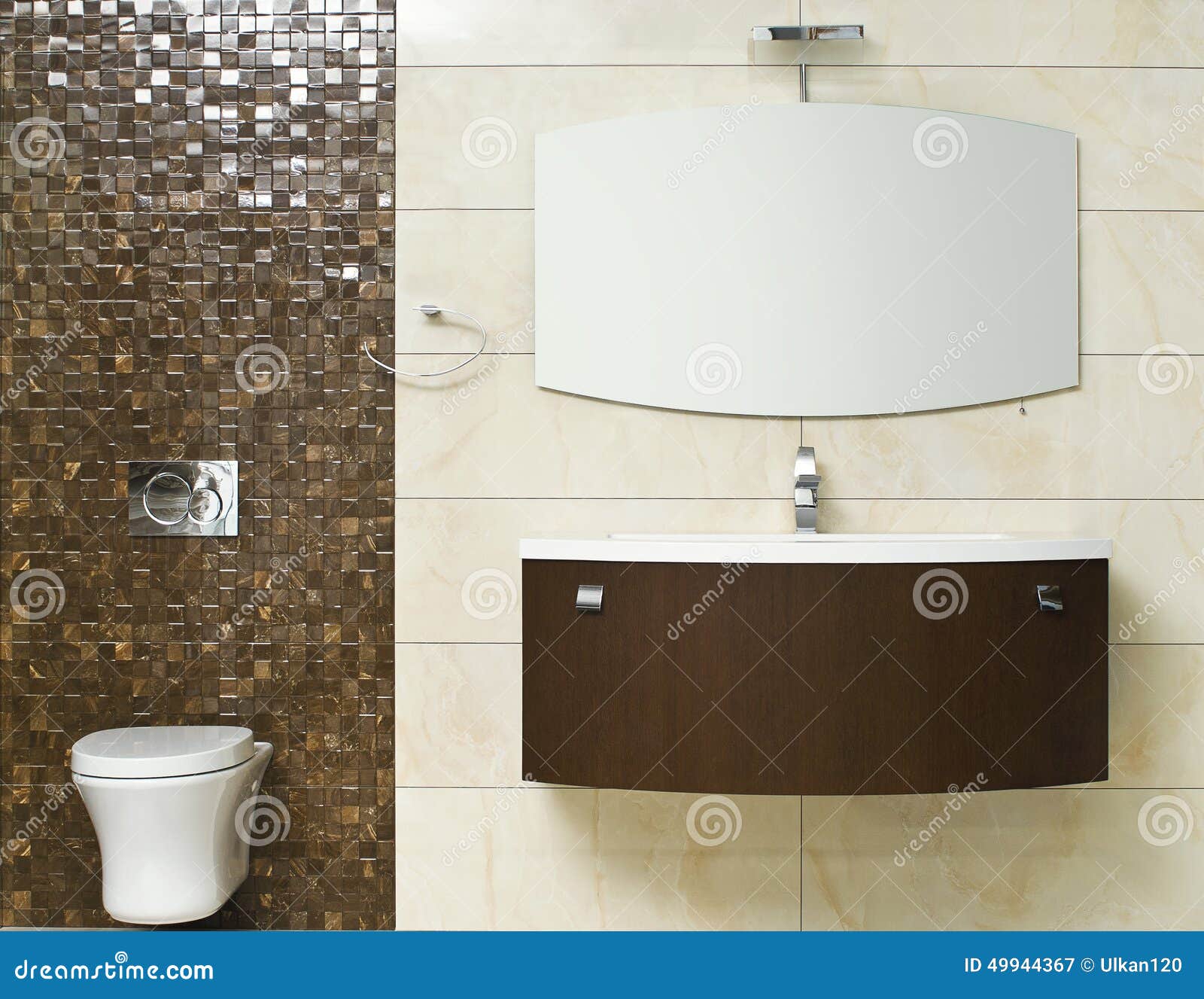 Luxury Modern Style Decorated Toilet Stock Image - Image of inside ...