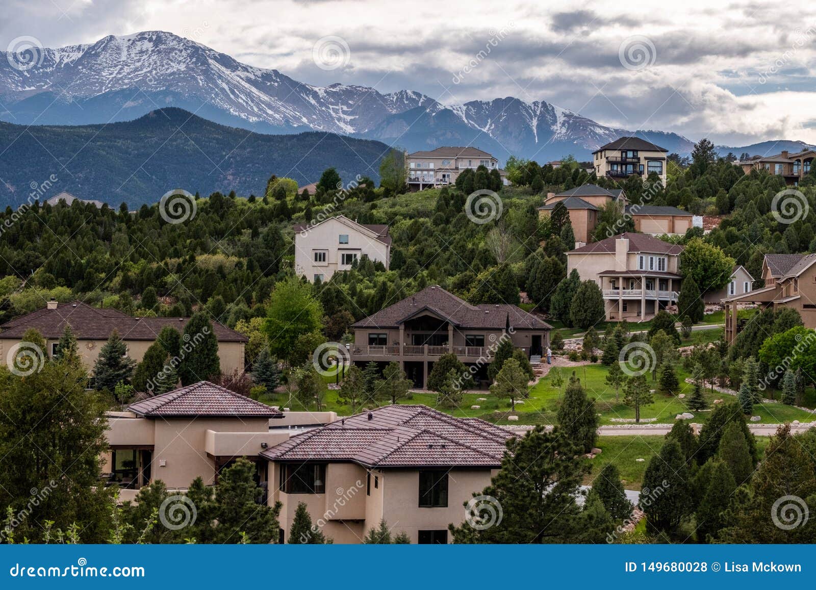 Luxury mountain homes stock photo. Image of style, home - 149680028