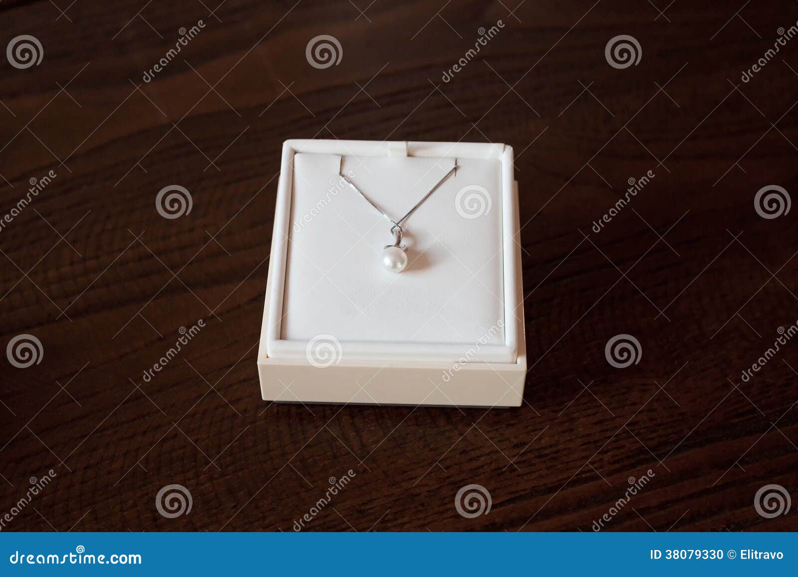 Luxury necklace in box stock photo. Image of accessories - 38079330
