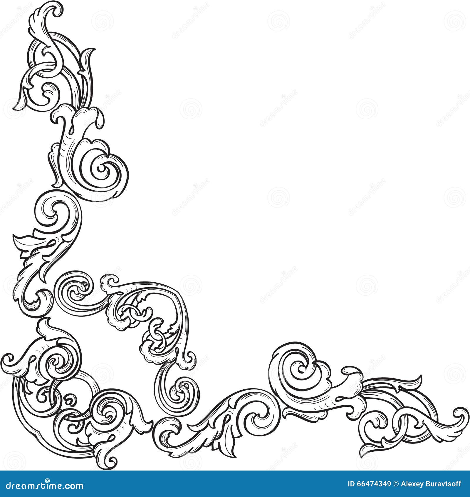 Luxury Nice Victorian Corner Stock Vector - Illustration of renaissance ...