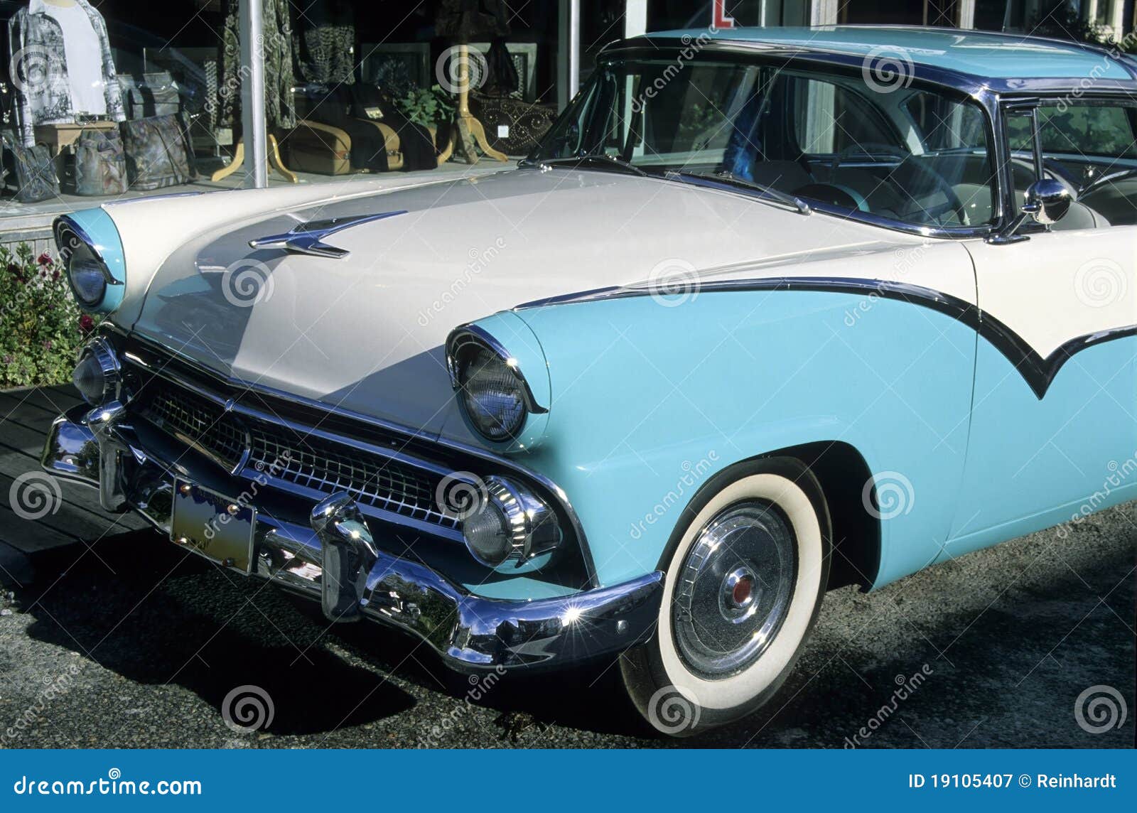 Luxury old-timer car stock image. Image of nostalgic - 19105407