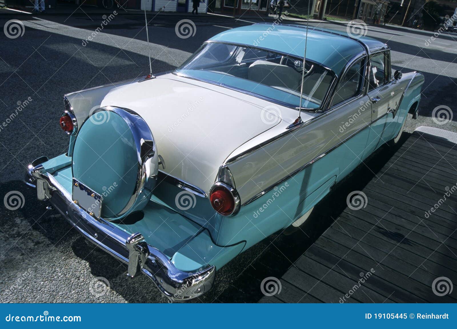 Luxury old-timer car stock image. Image of mirror, collecting - 19105445