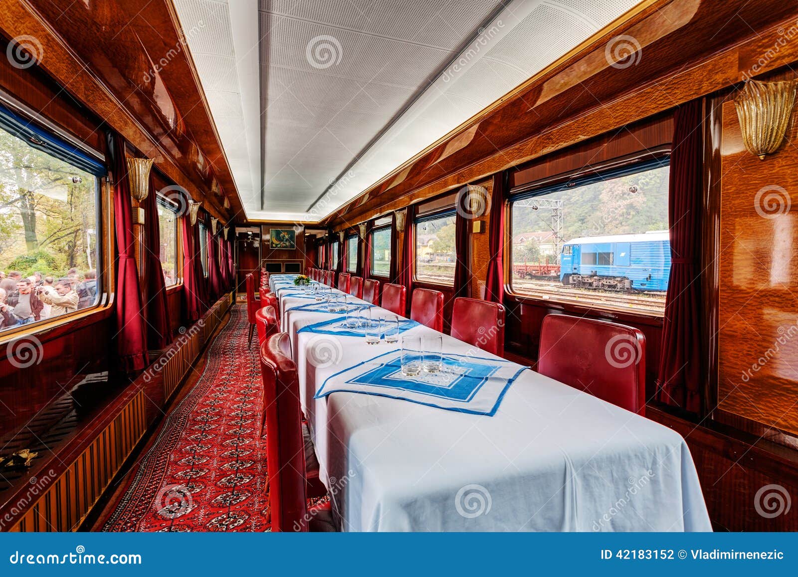 Luxury old train carriage editorial photography. Image of traditional ...