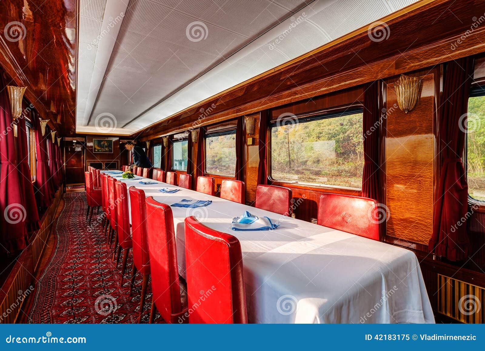 Luxury old train carriage editorial image. Image of traditional - 42183175