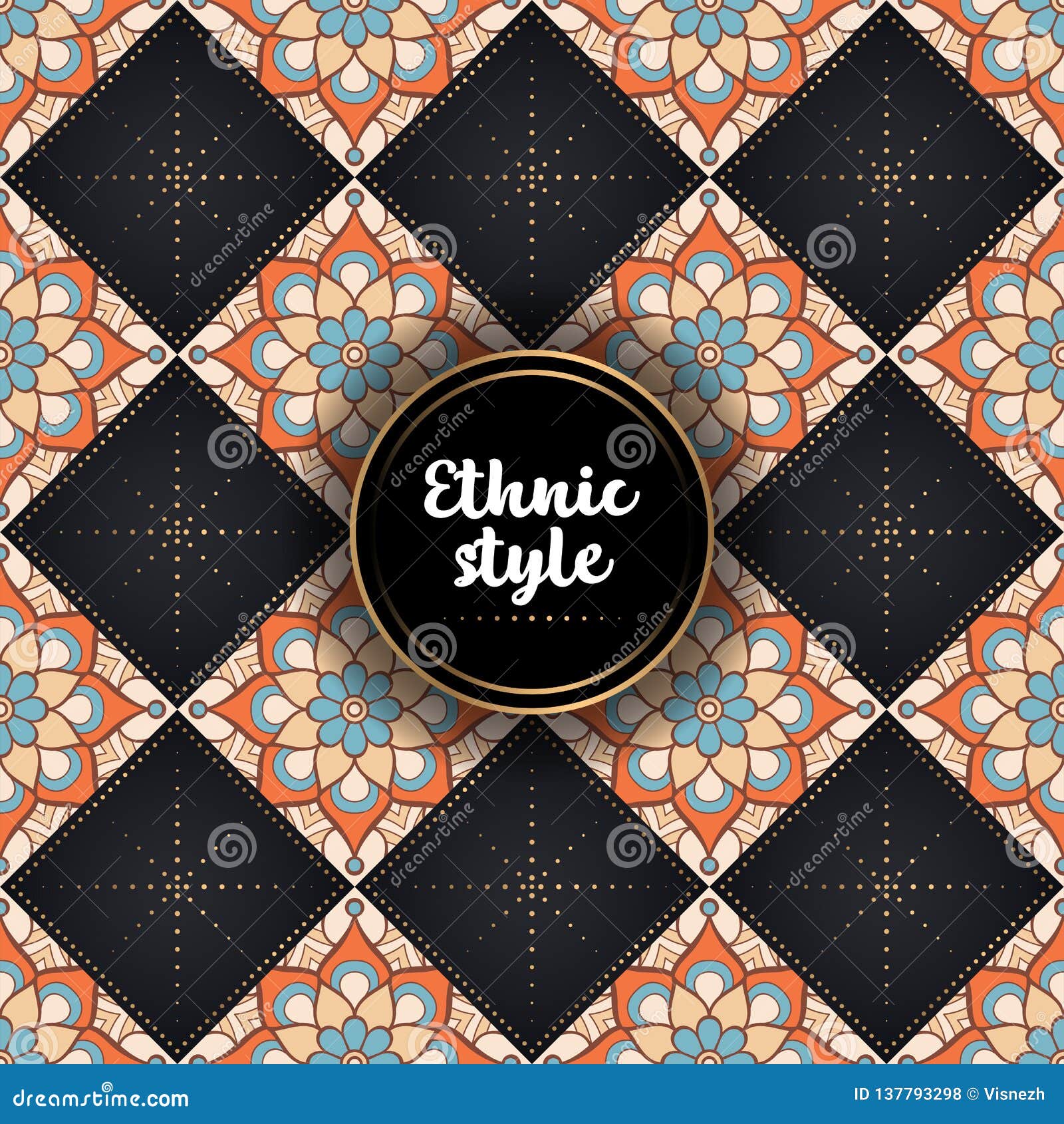 Luxury Ornamental Design Background Stock Vector - Illustration of ...