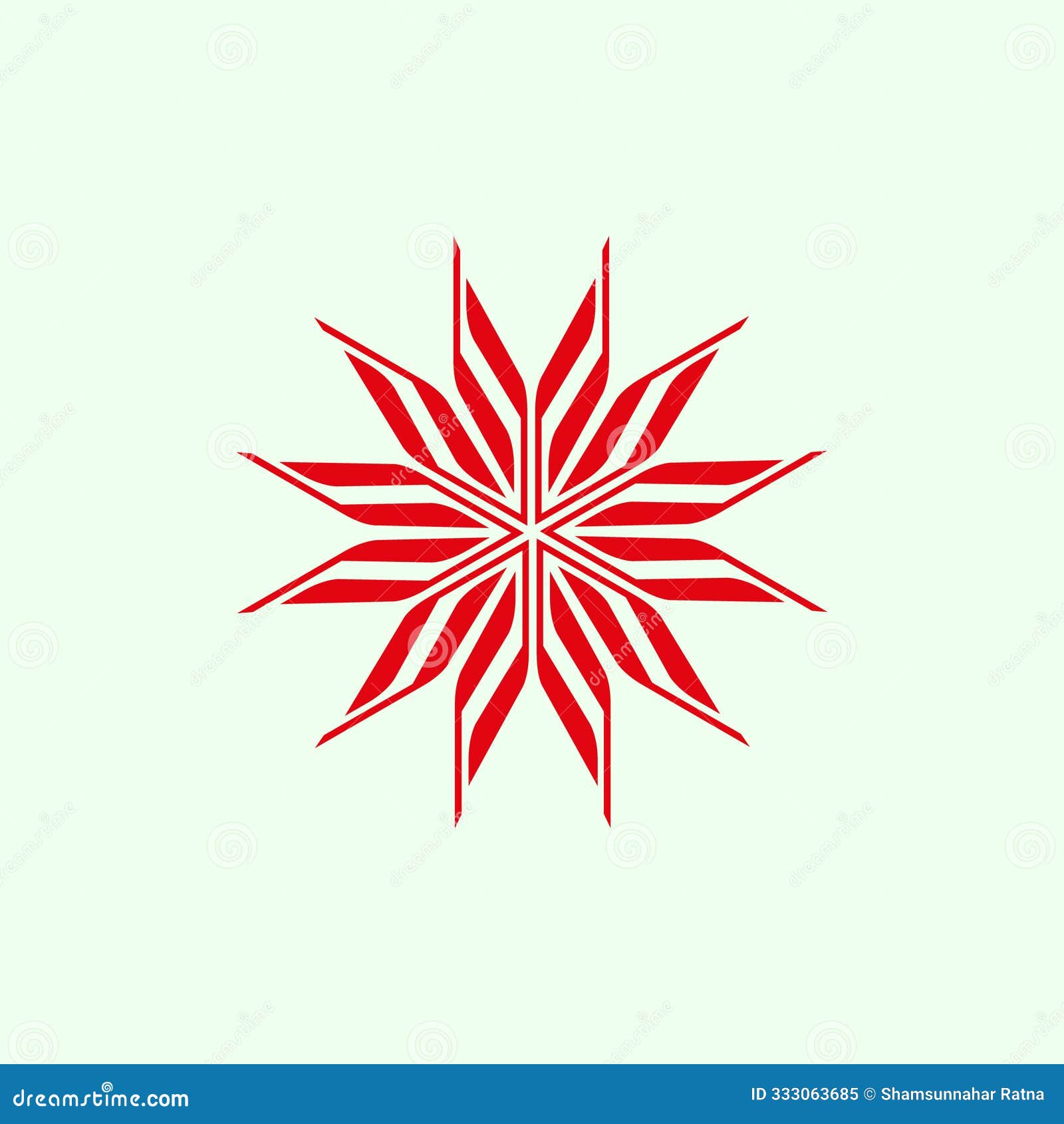 Luxury Ornamental Red Star Logo Design Stock Illustration ...