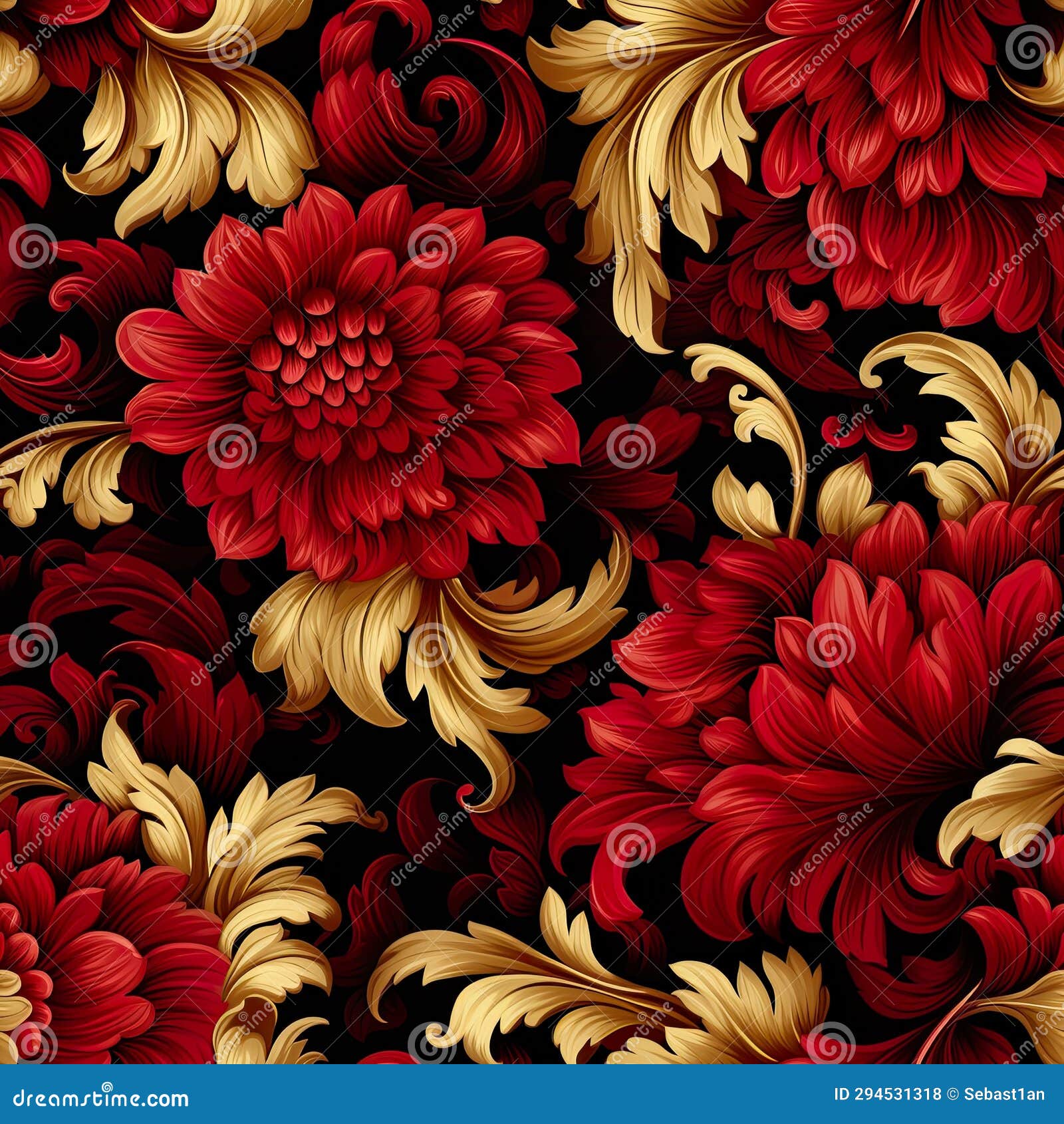 Luxury Pattern Illustration is an Embodiment of Elegance and Opulence ...