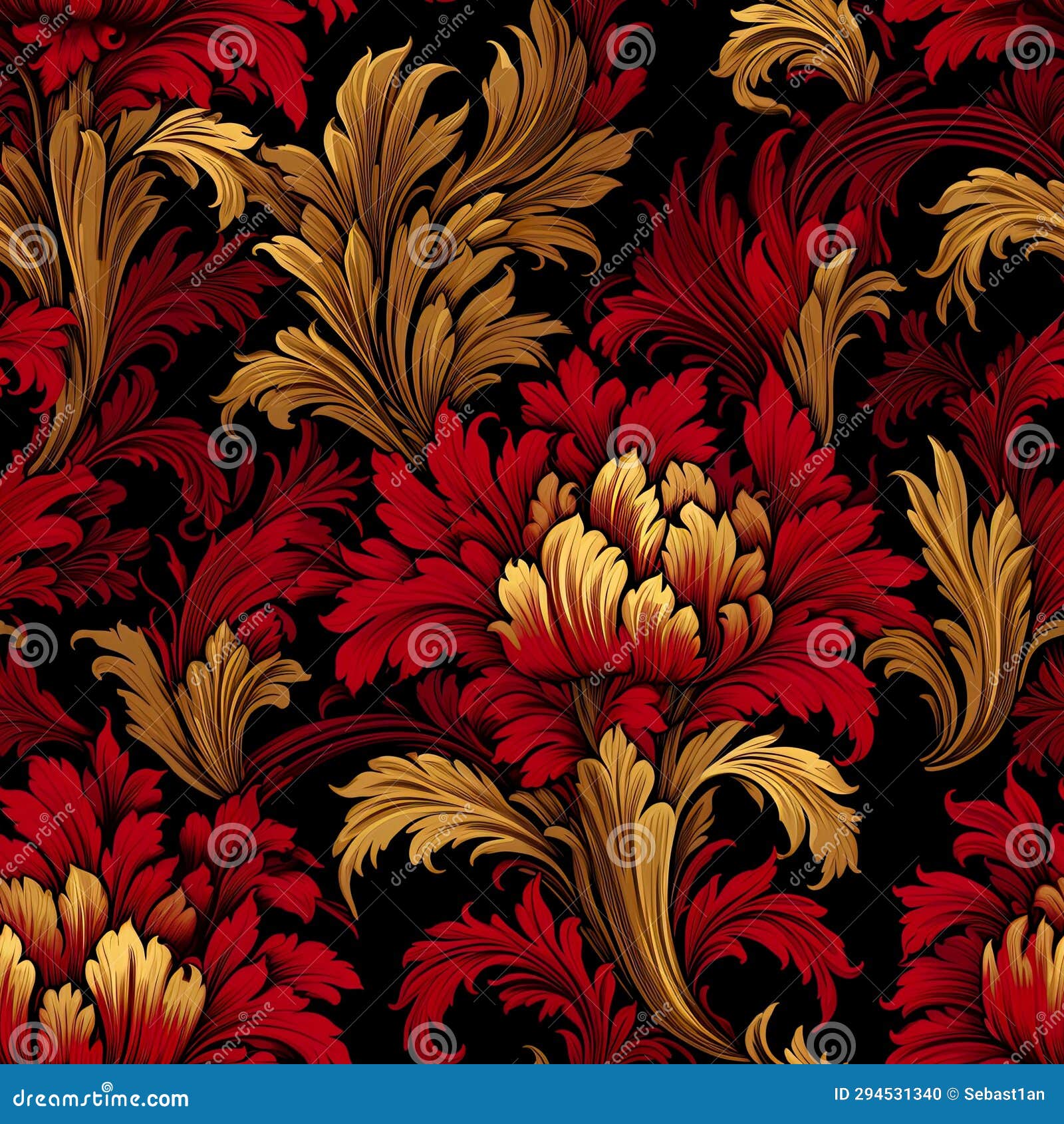 Luxury Pattern Illustration is an Embodiment of Elegance and Opulence ...