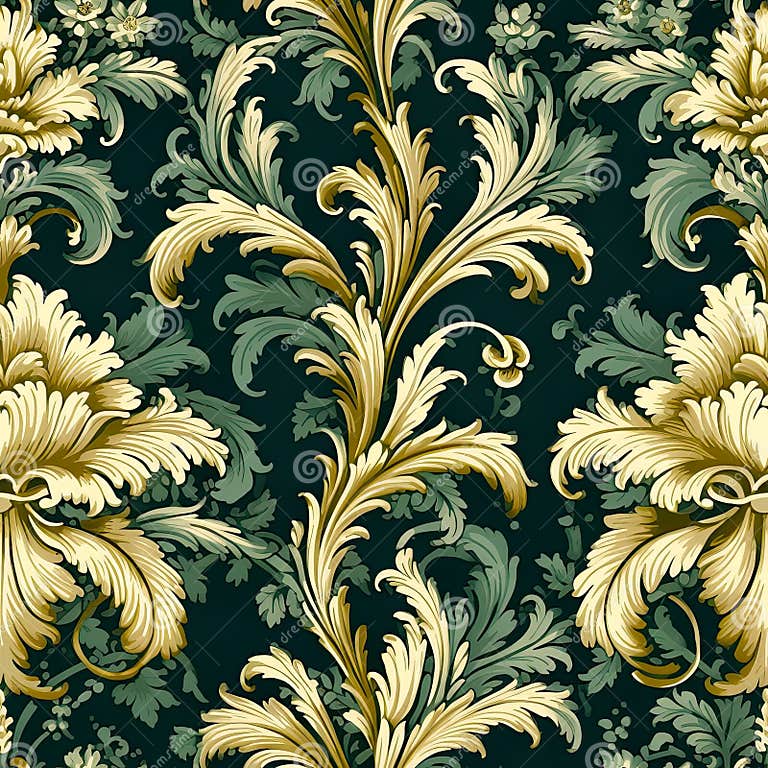 Luxury Pattern Illustration is an Embodiment of Elegance and Opulence ...