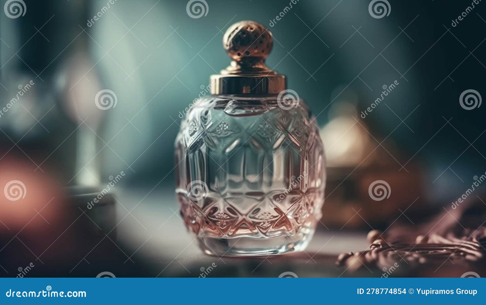Luxury Perfume Bottle Scented Liquid in Glass, Elegance and Freshness ...