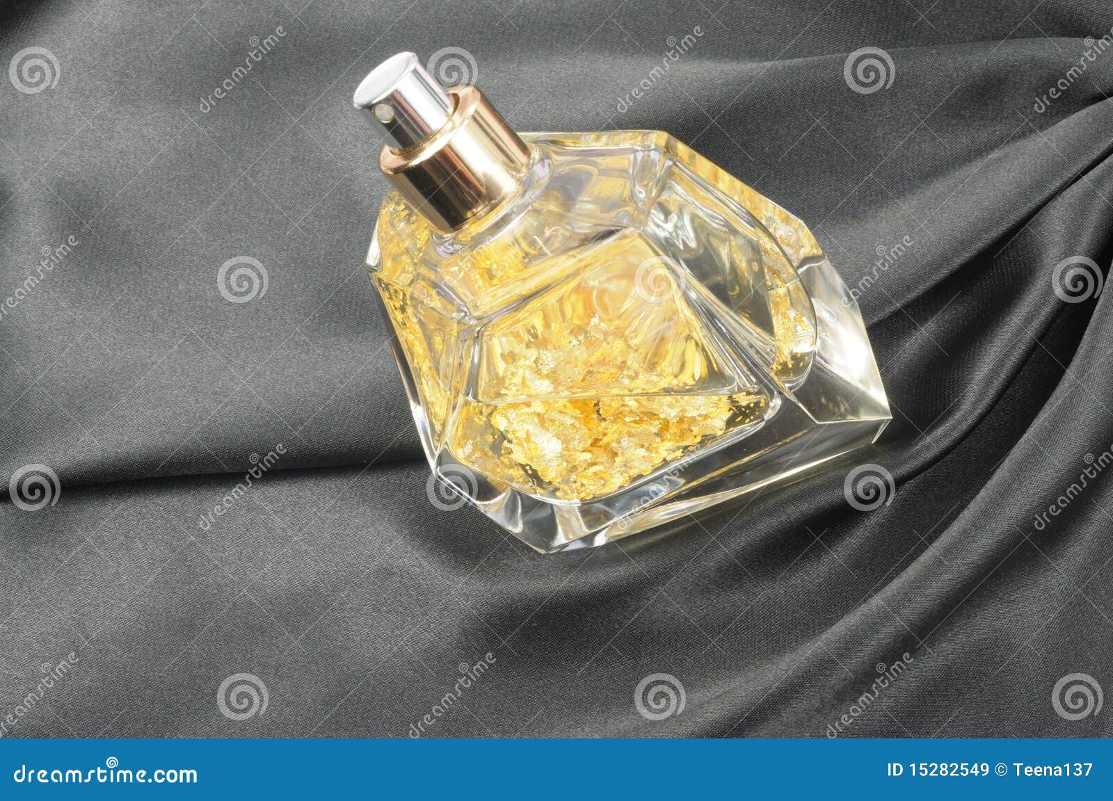 Luxury perfume with gold stock image. Image of brand - 15282549