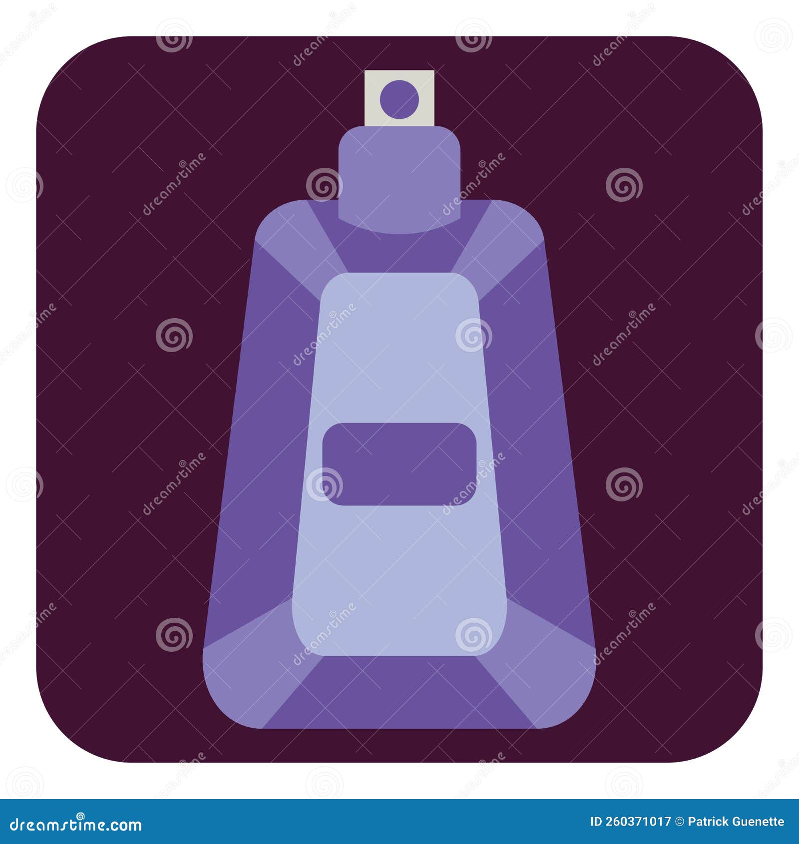 Luxury perfume, icon stock vector. Illustration of cosmetic - 260371017