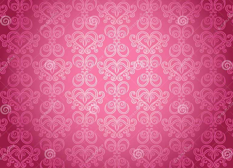 Luxury Pink Ornamental Pattern Stock Vector - Illustration of abstract ...