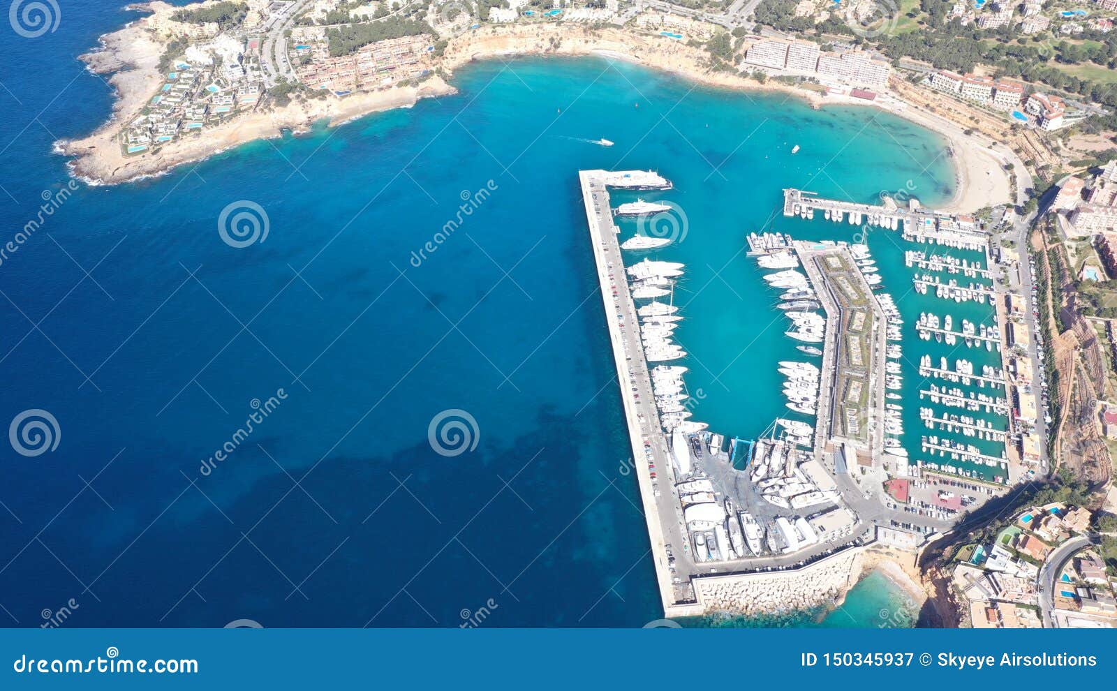 Luxury Port stock image. Image of landscape, port, background - 150345937