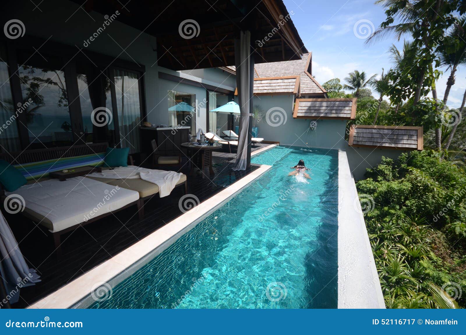 Luxury private resort stock image. Image of expensive - 52116717