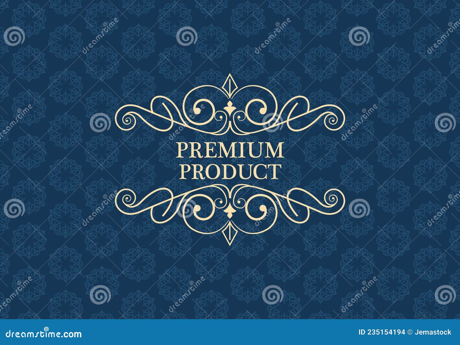 Luxury product frame label stock vector. Illustration of card - 235154194