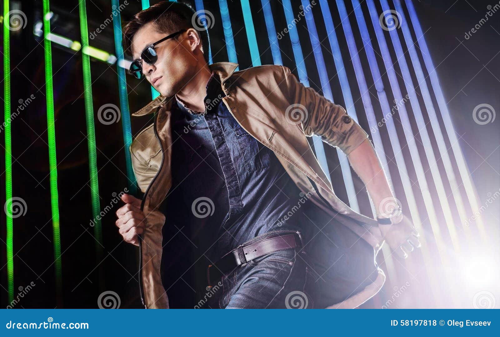 Luxury Rave Life. Portrait of the Handsome Lux Men Stock Photo - Image ...