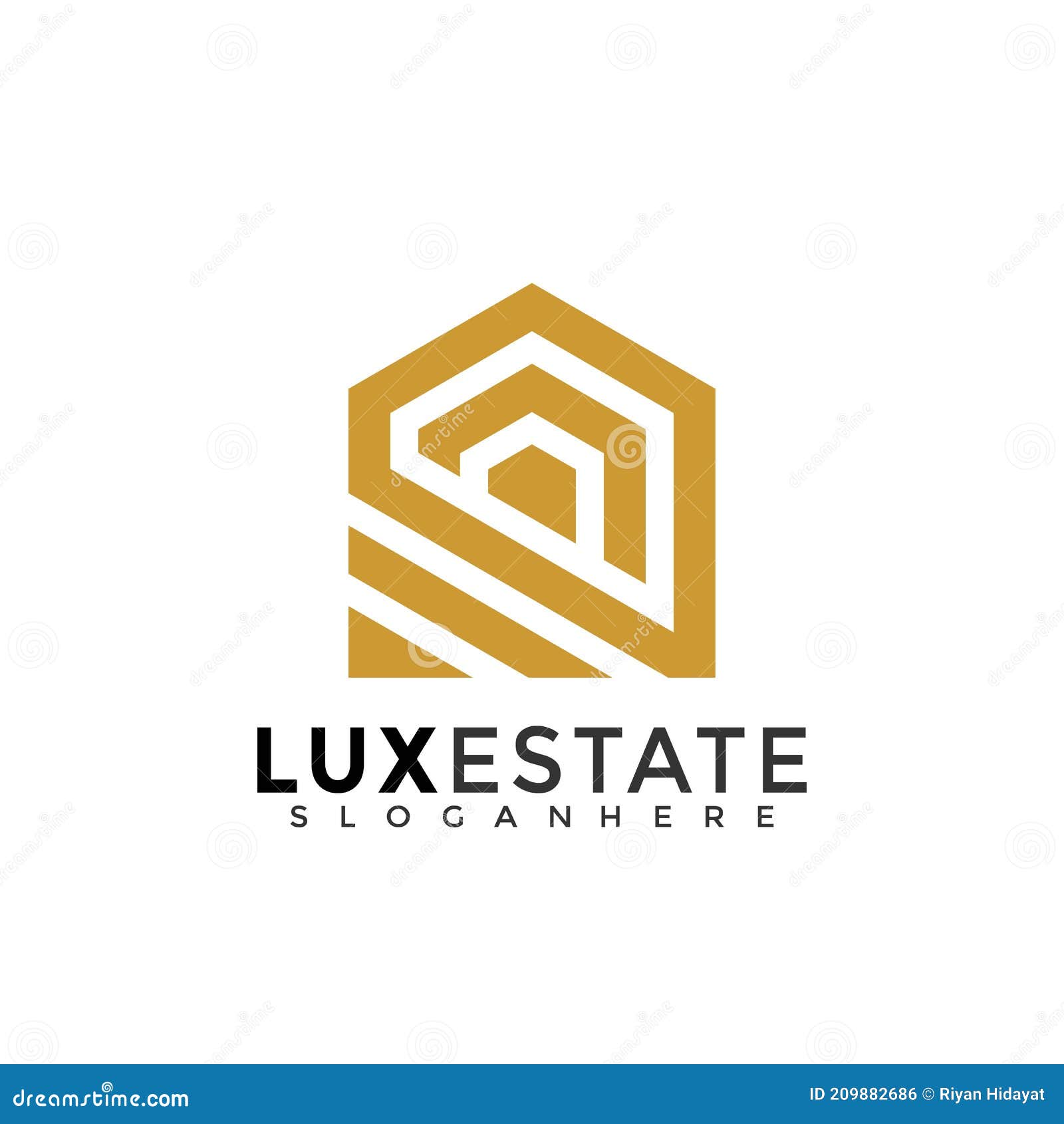Luxury Real Estate Logo Design. Creative Idea Logos Designs Vector ...