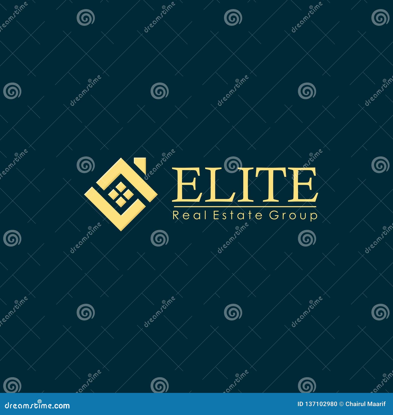 Luxury Real Estate Logo Design Vector Template Stock Illustration ...