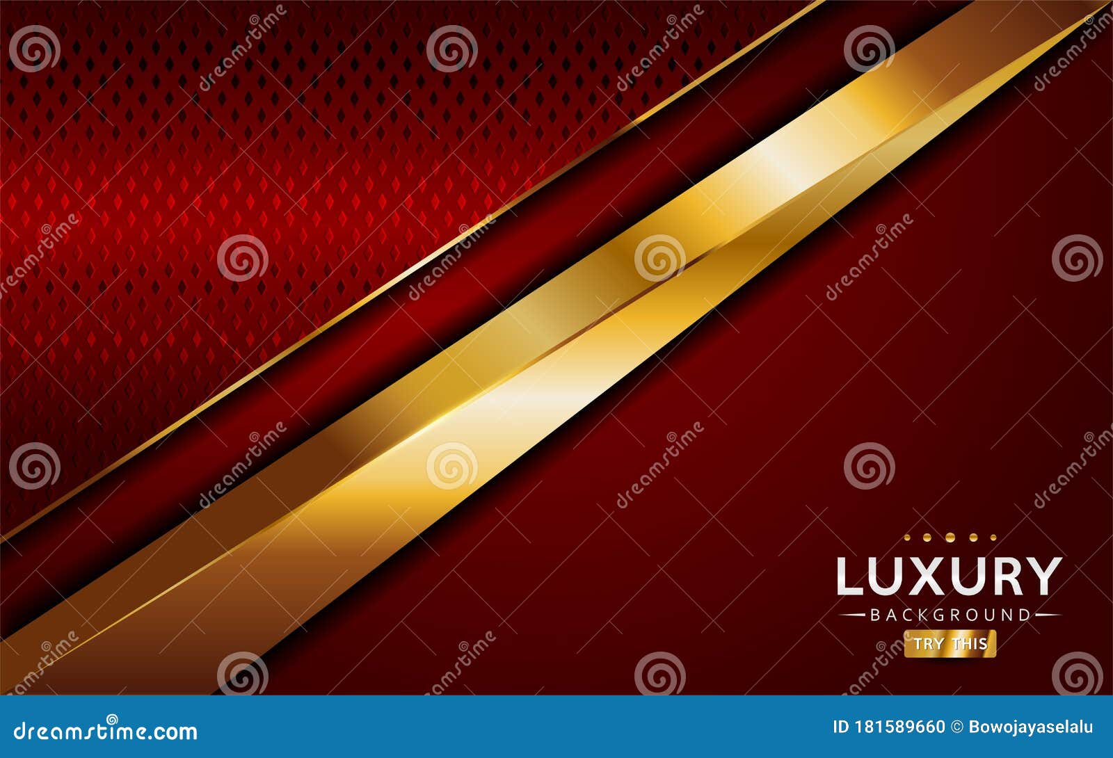 Luxury Red and Golden Lines Background Design Stock Vector ...