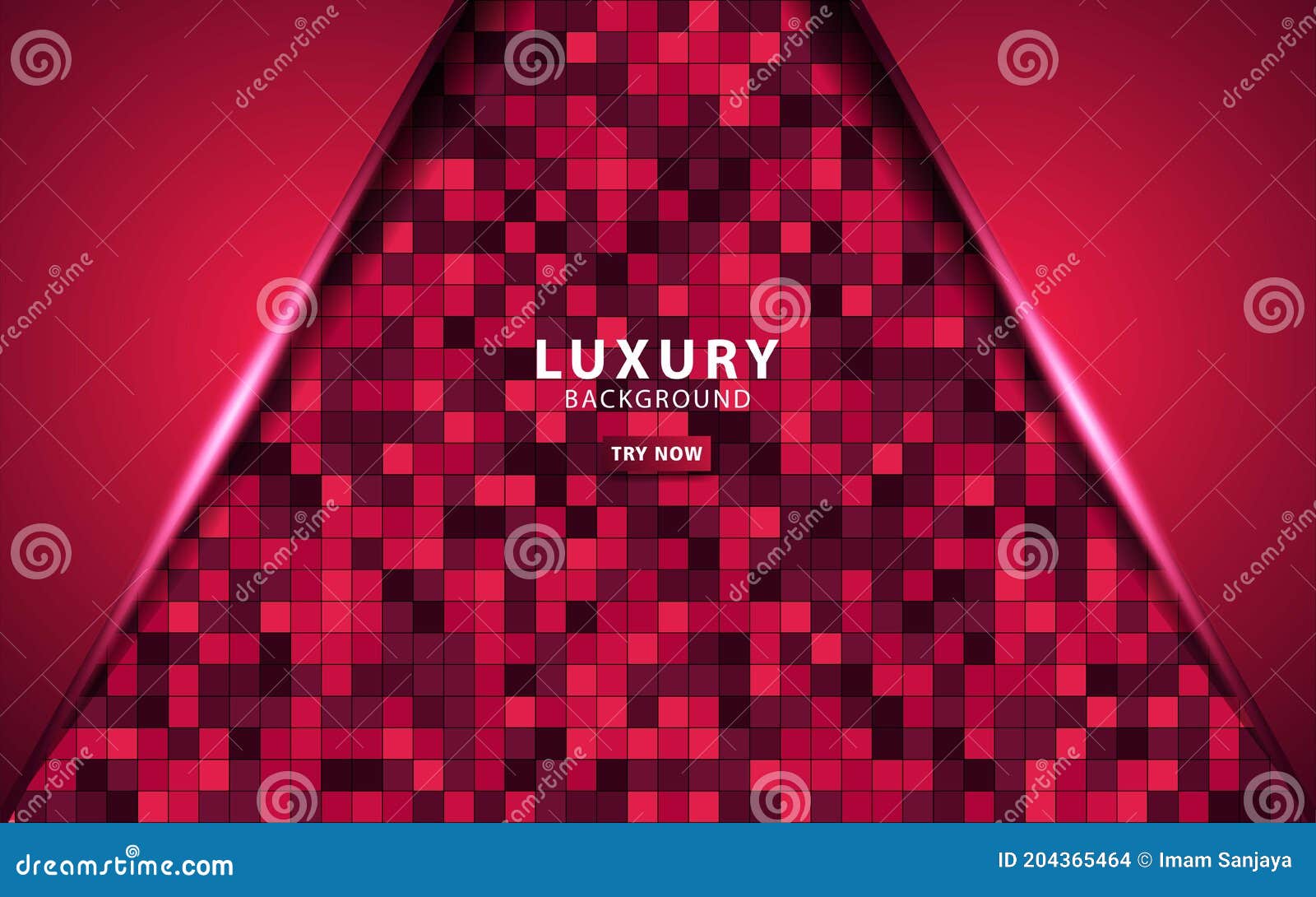 Luxury Red Overlay Layers Background. Realistic Light Effect on ...